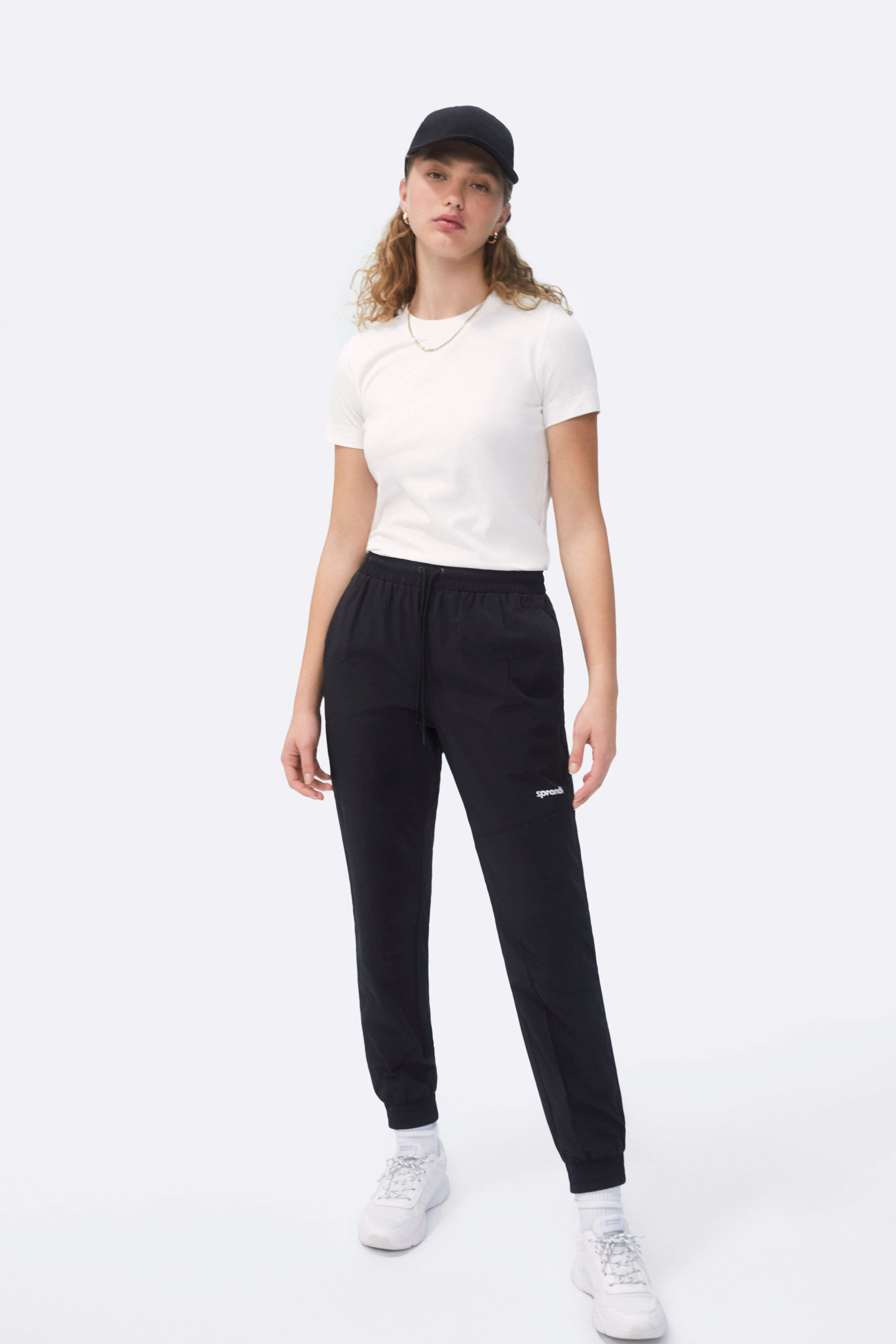 Spodnie joggersy Sprandi SP22-SPD110 Czarny - CCC.eu