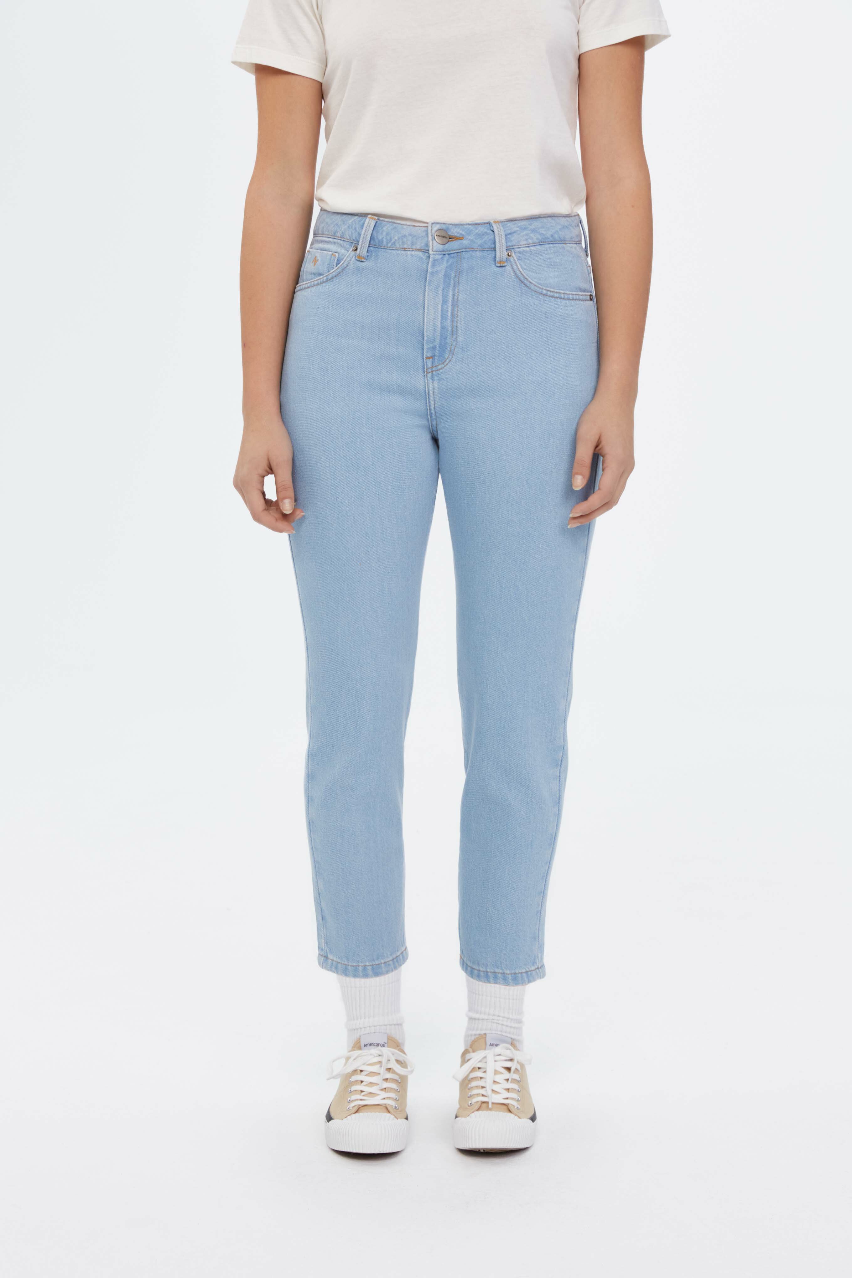 Spodnie jeansowe Americanos AM22SJD003 Niebieski - CCC.eu