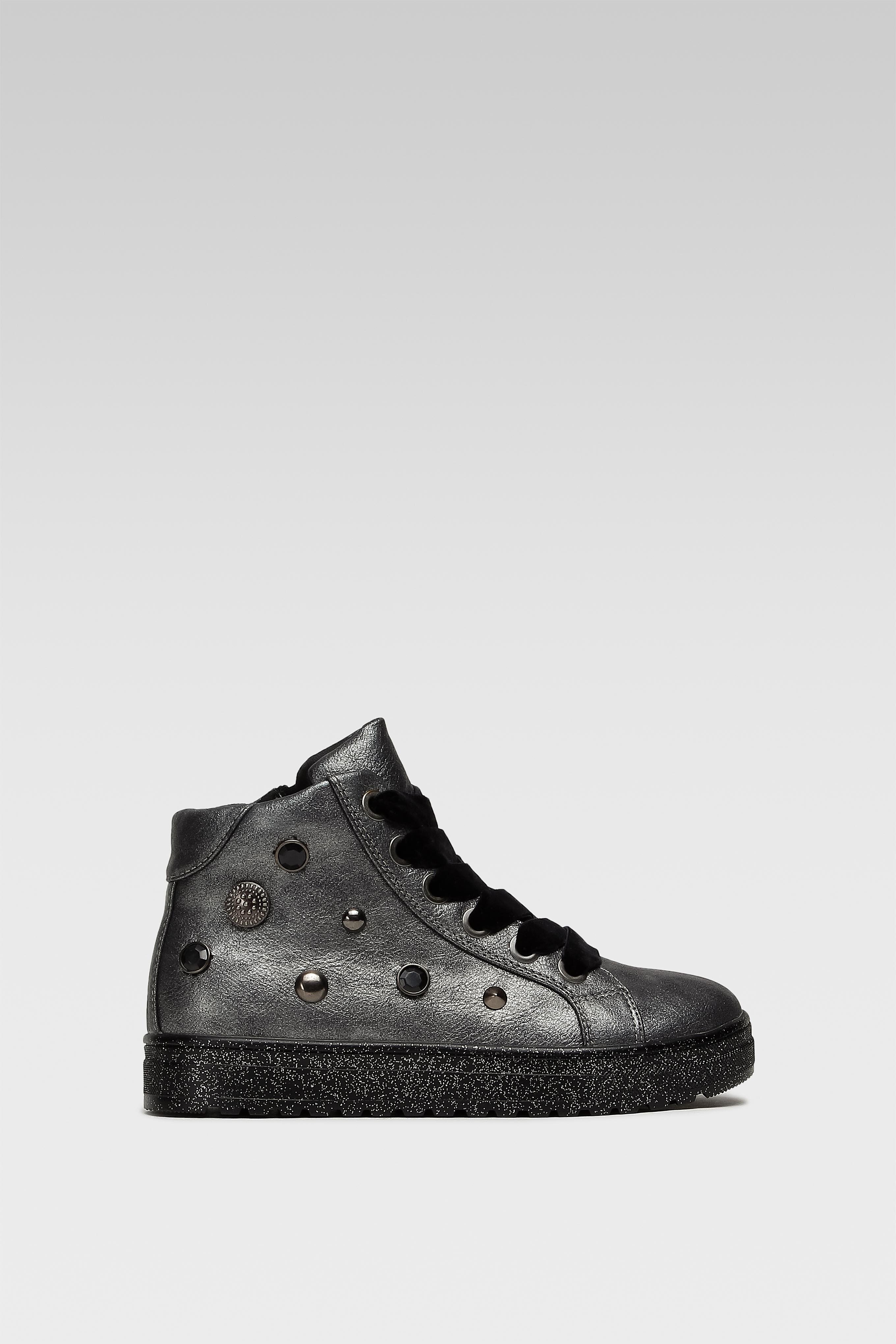 Šněrovací vyšší obuv DeeZee CS5869-01 ŠEDÁ - ccc.eu/cz