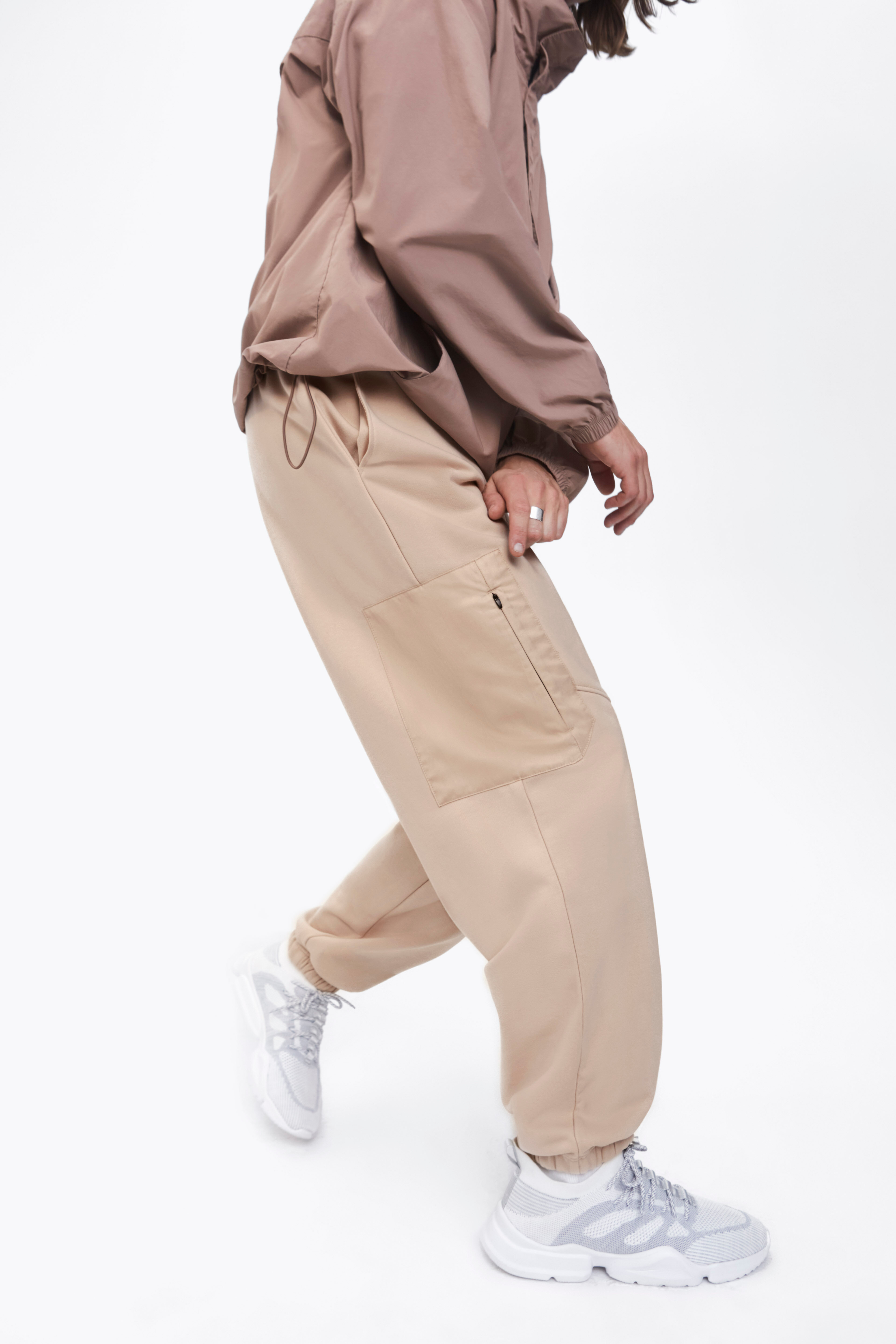 Spodnie joggersy Sprandi SP22-SPM112 Beżowy - CCC.eu