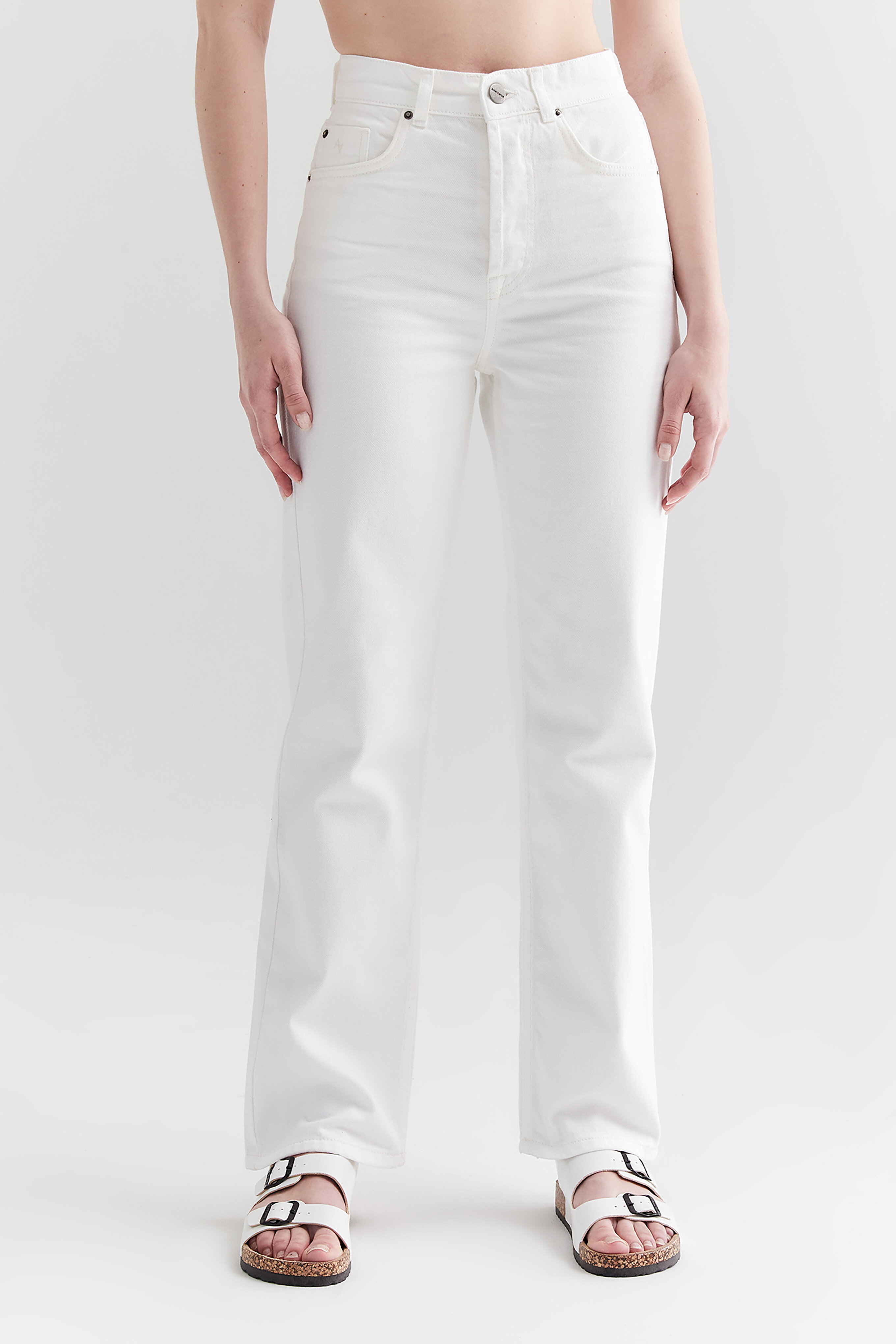 Spodnie joggersy Americanos AM22SJD002 -03 Biały - CCC.eu