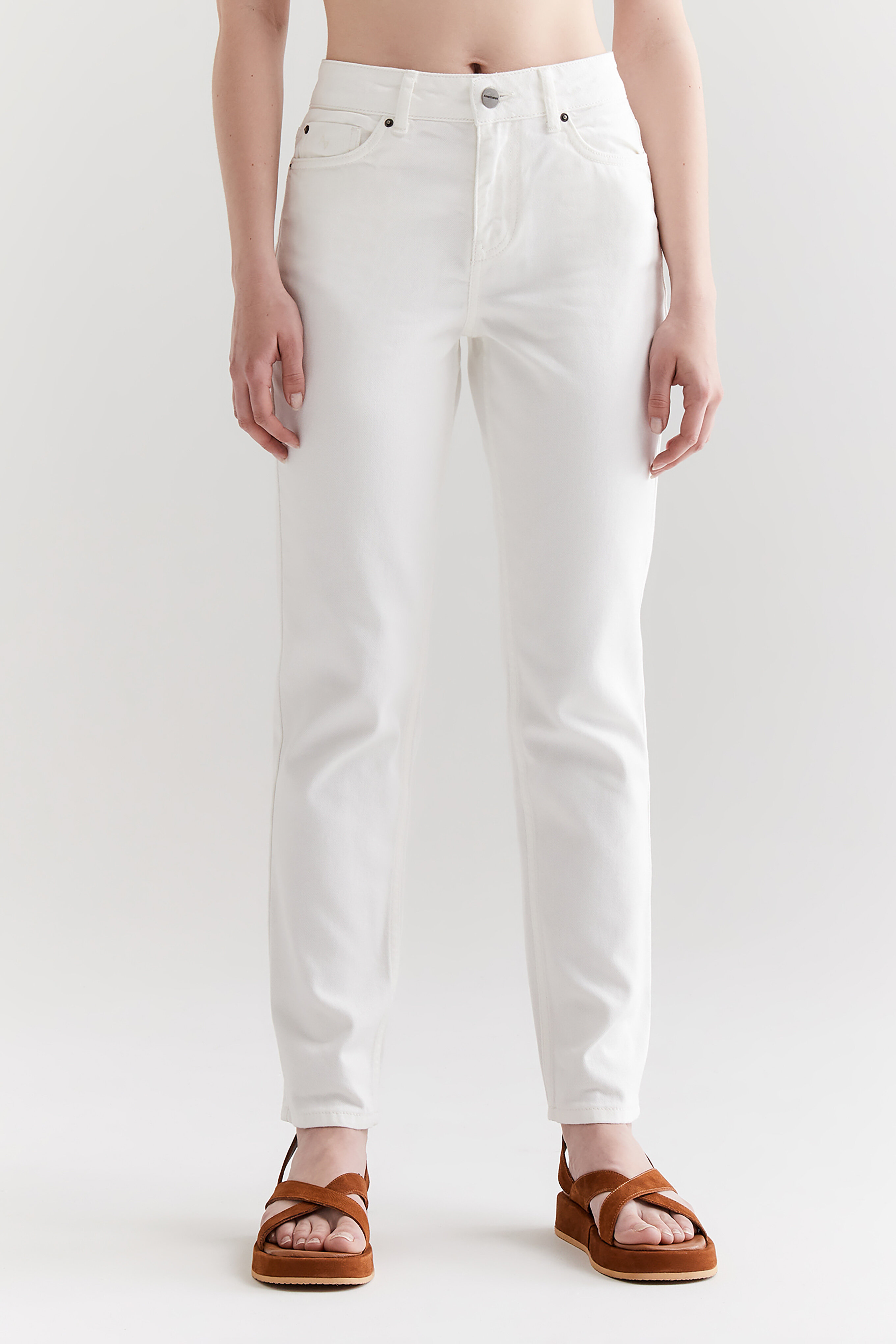 Spodnie joggersy Americanos AM22SJD004-01 Biały - CCC.eu