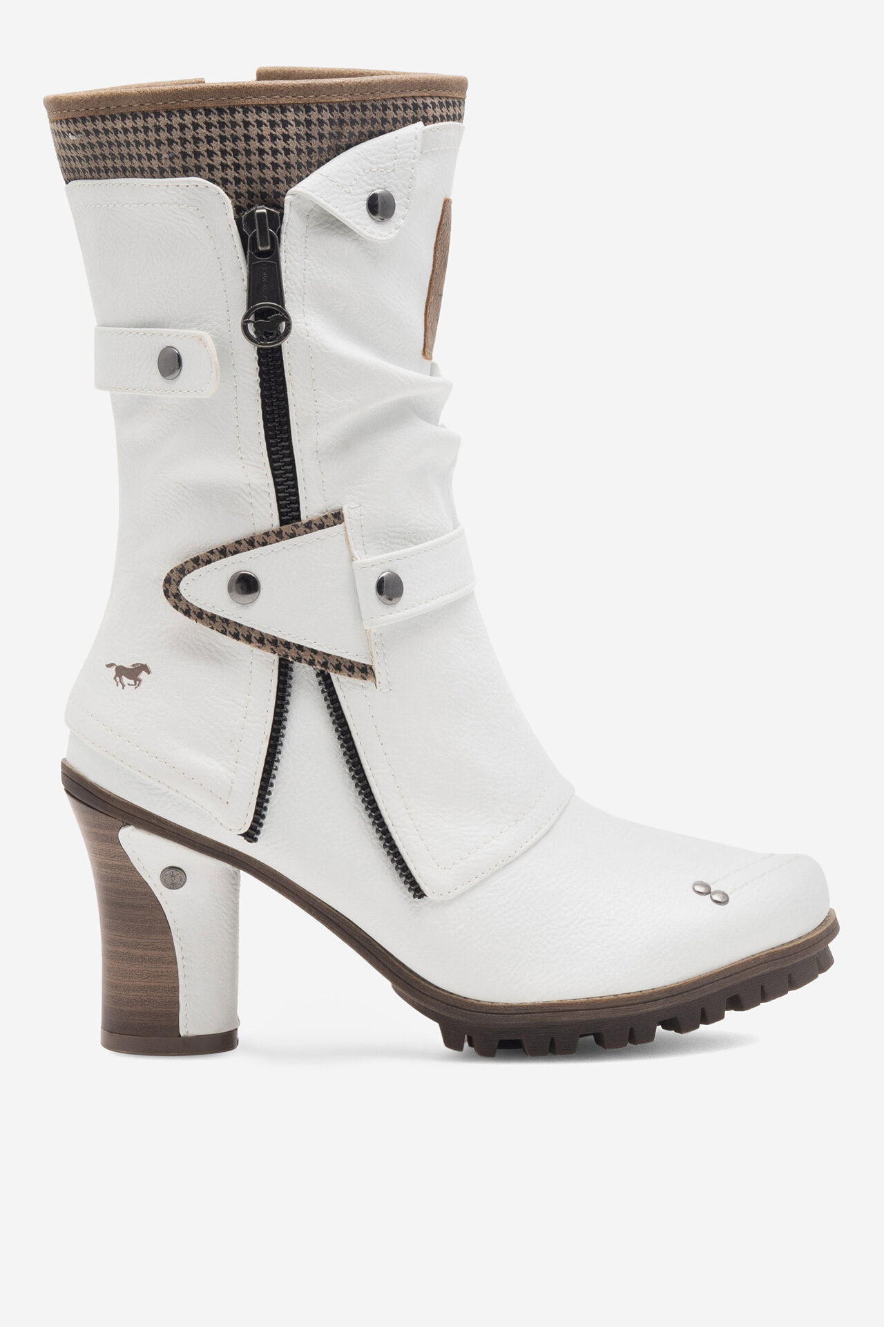 Ботуши Mustang 1141-606 БЯЛ - ccc.eu/bg