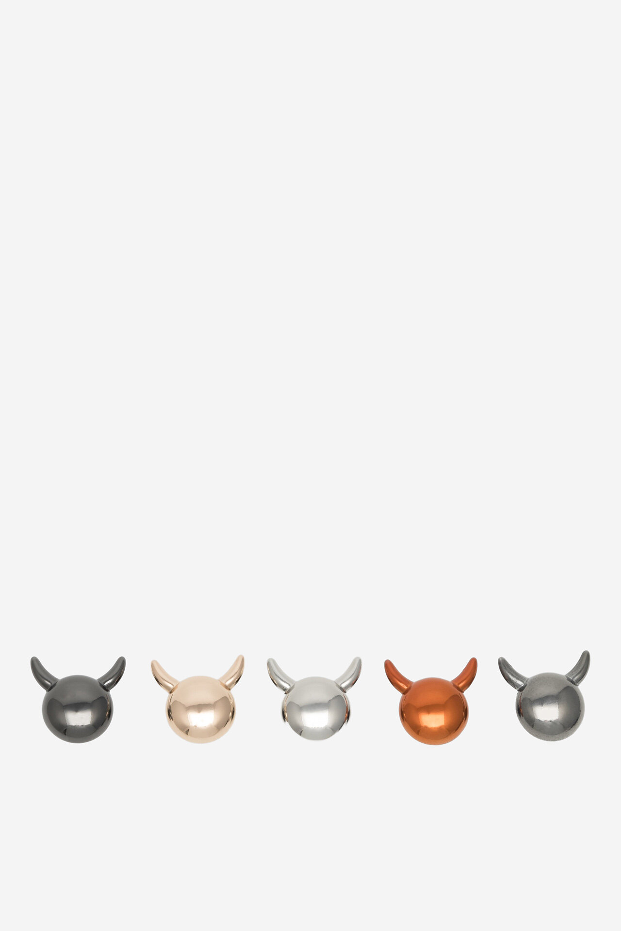 Decorațiune pentru pantofi Crocs CROCS 10011122 SHINY HORNED 5 PACK MIX ...