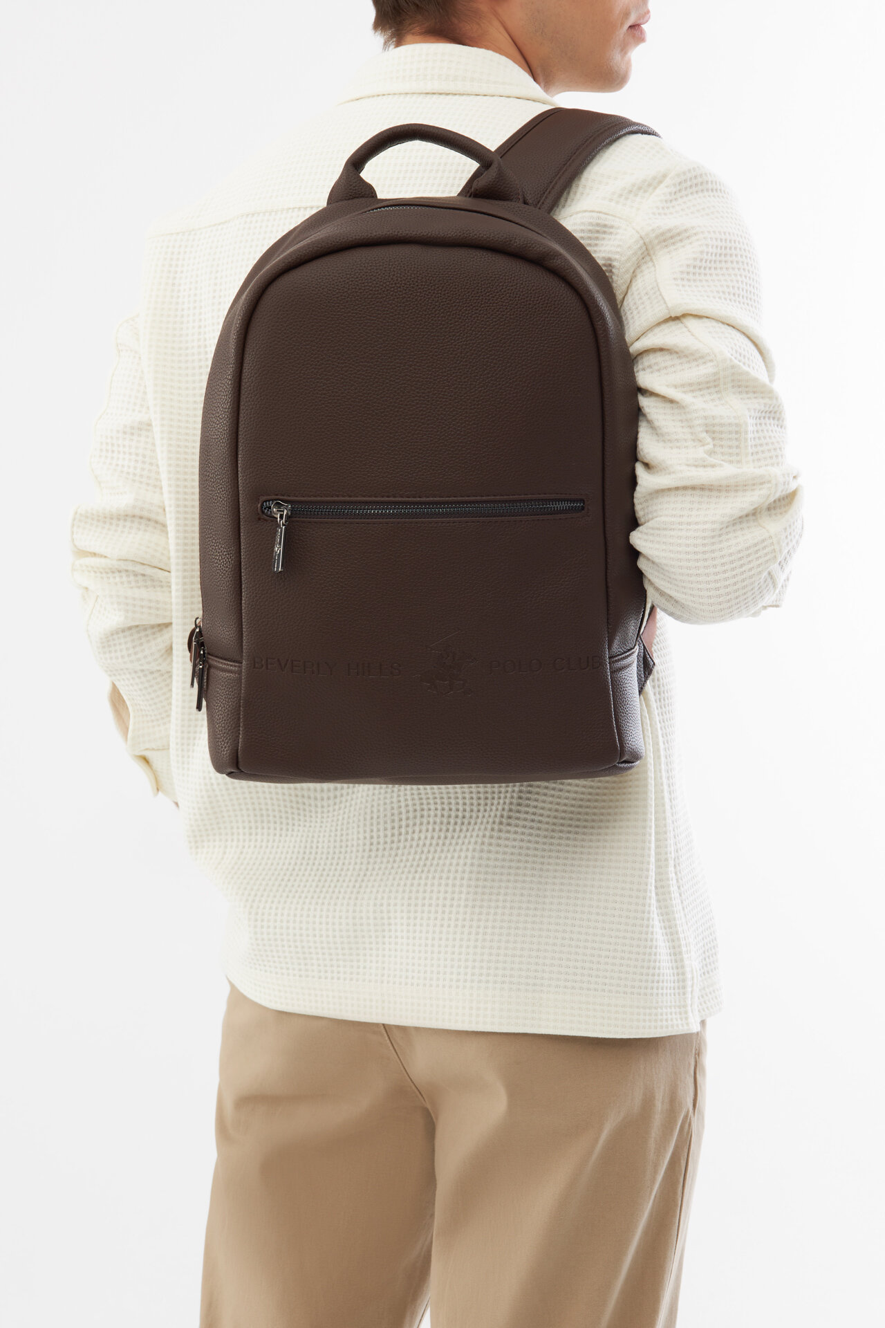 Plecak Beverly Hills Polo Club BHPC-M-009-CCC-05 Brązowy - CCC.eu