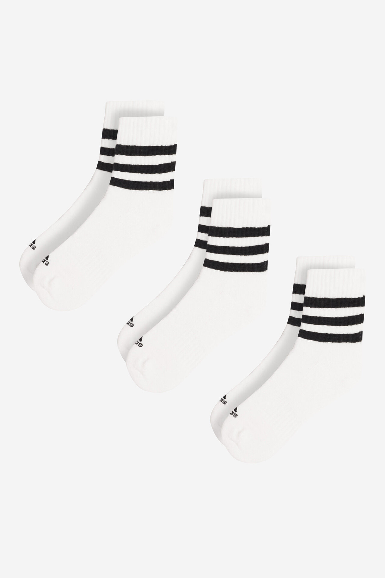 Skarpetki adidas HT3456 3-PACK Biały - CCC.eu