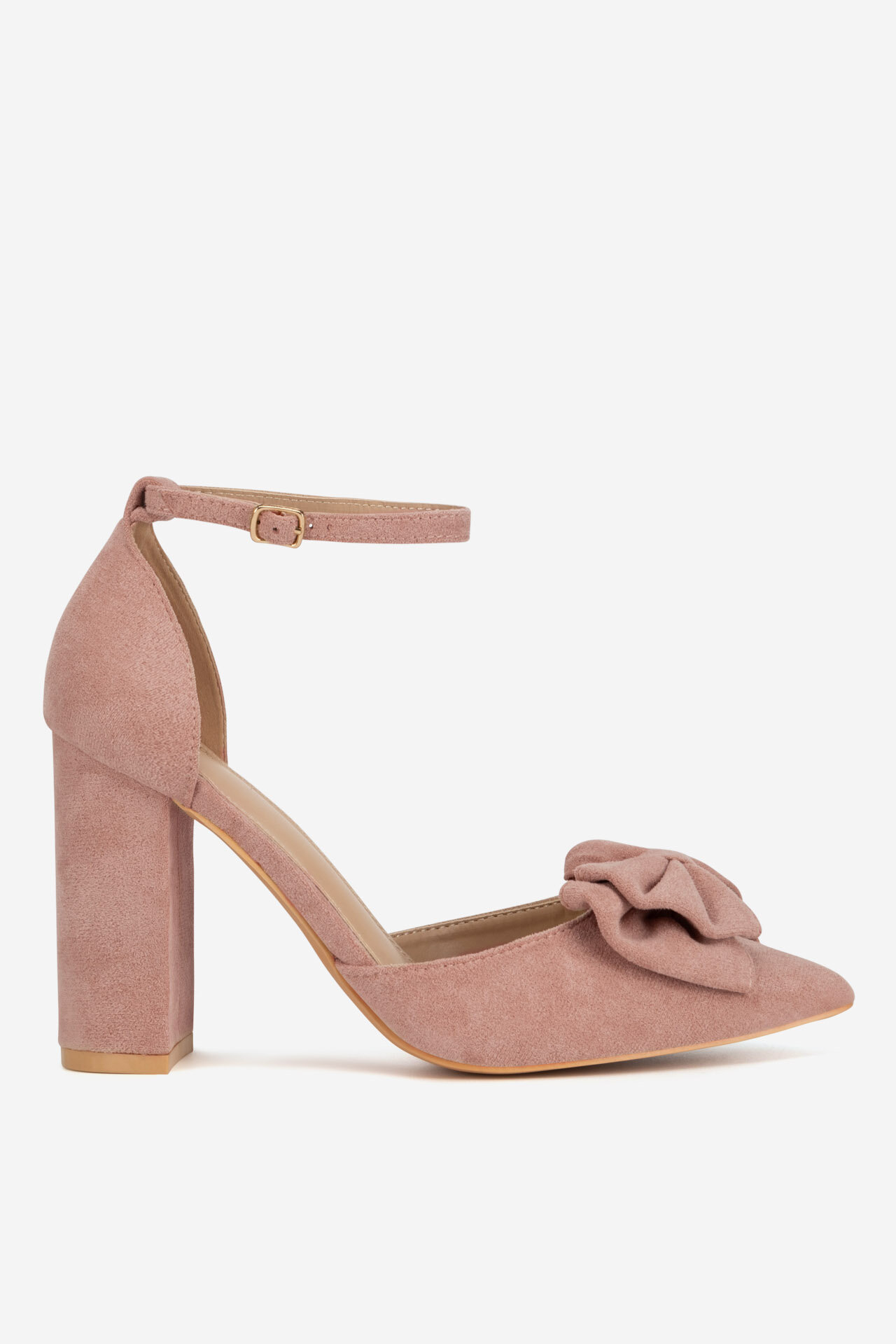 Pantofi cu toc DeeZee WS1001-01 ROZ - CCC