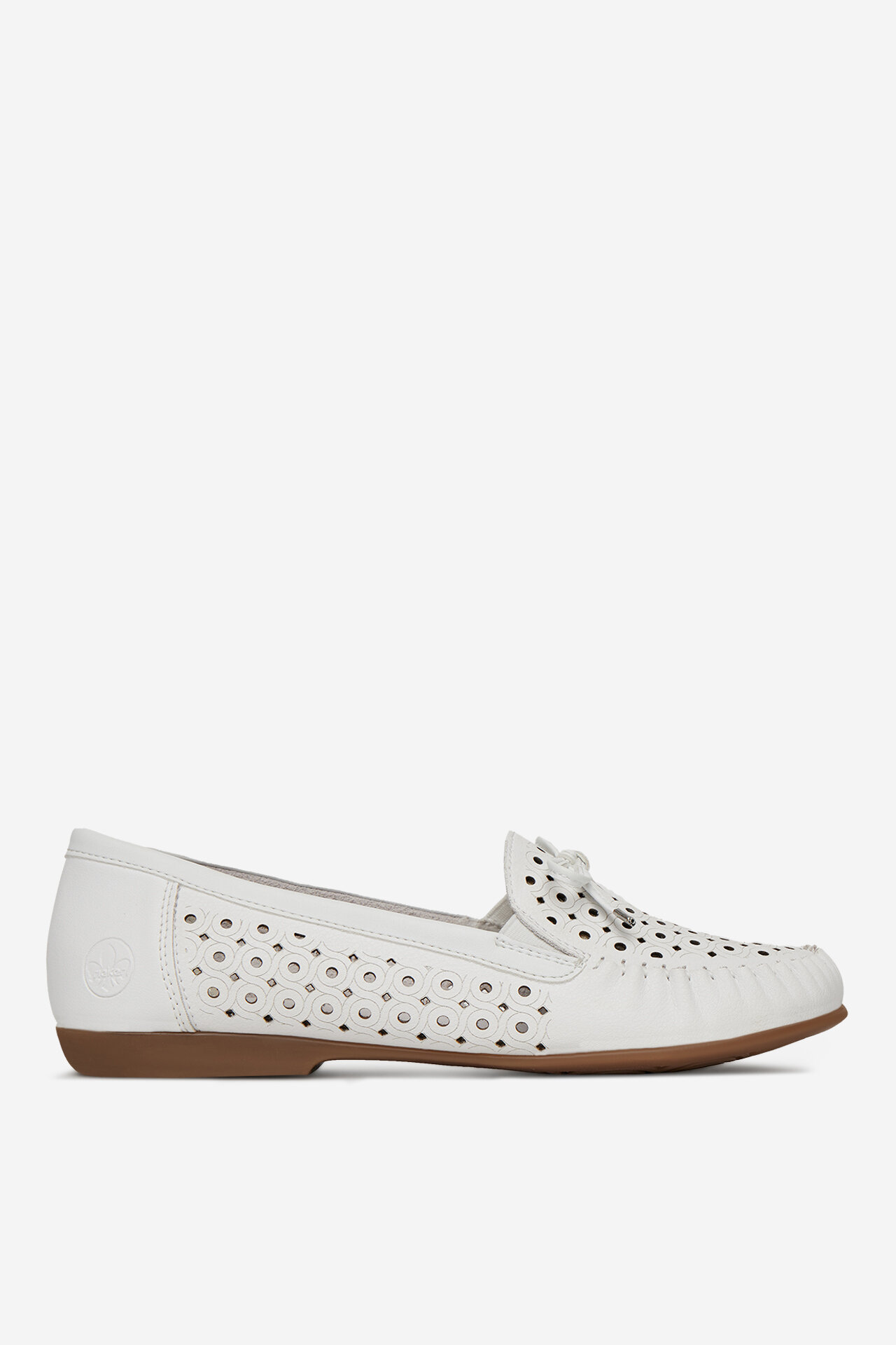 Baleríny Rieker L6352-80 BÍLÁ - ccc.eu/cz