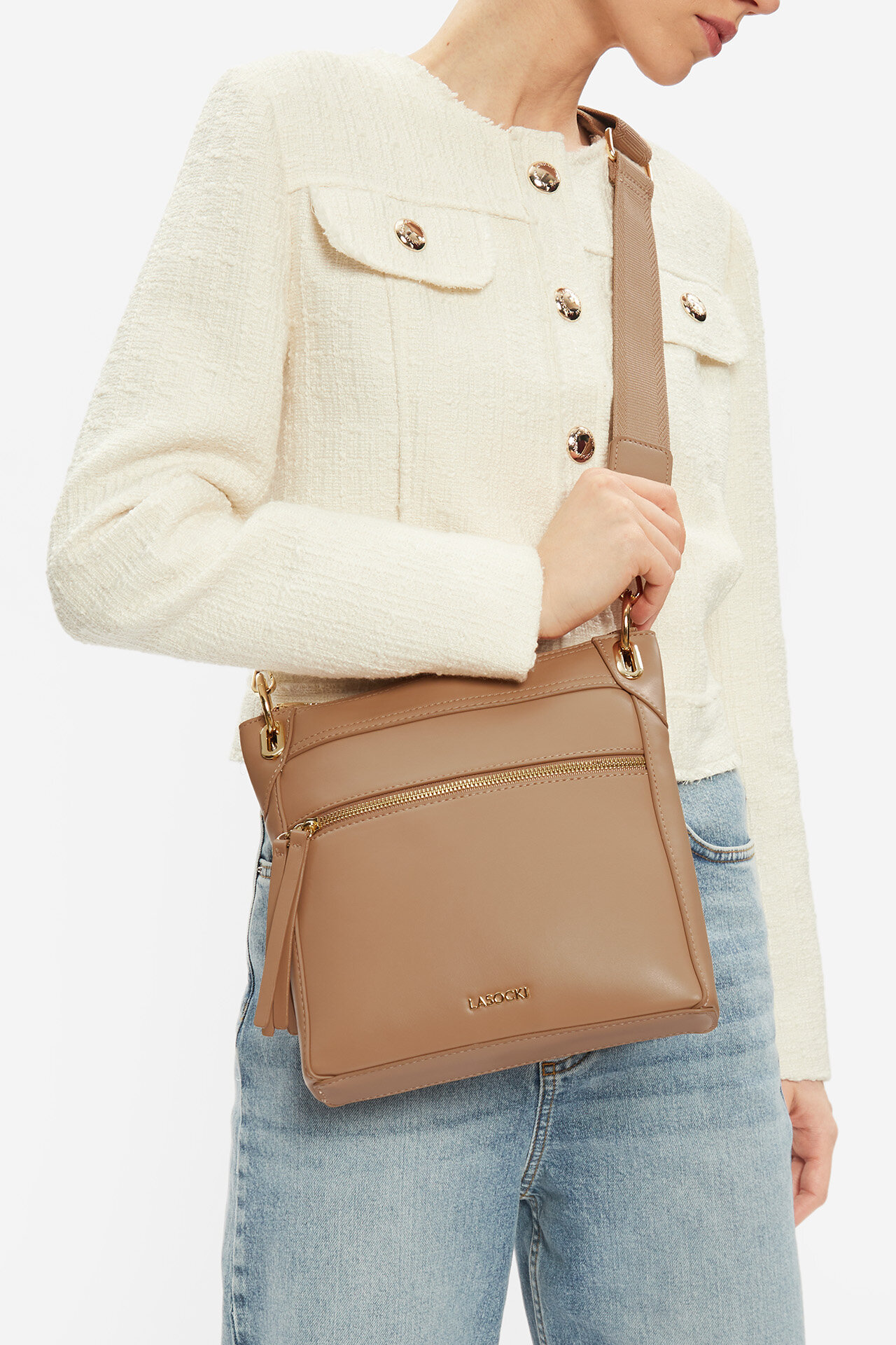 Torebka Lasocki LSK-M-005-07 Beżowy ciemny - CCC.eu