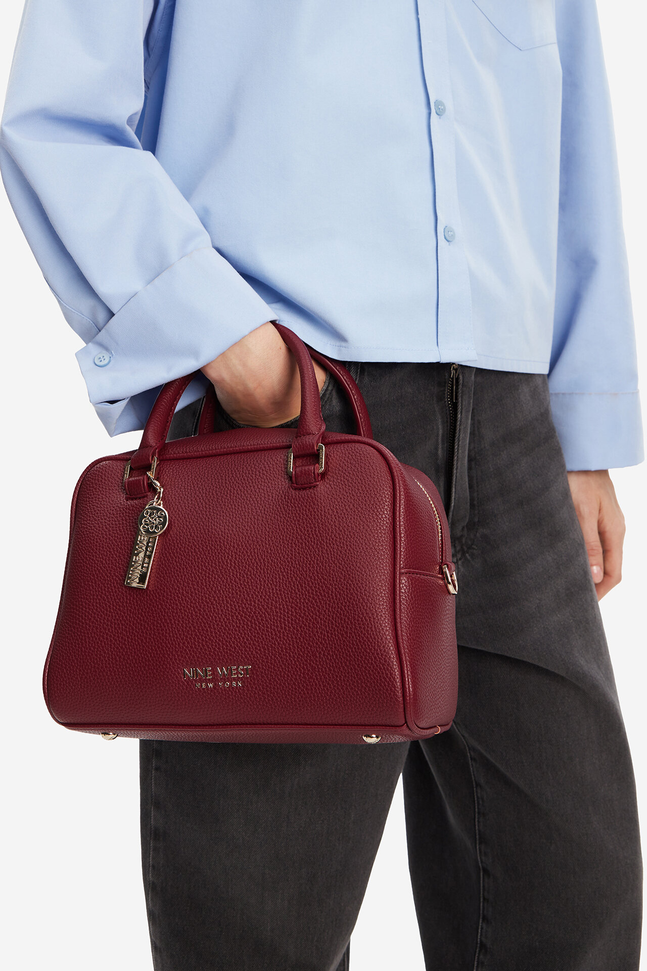 Geantă de mână NINE WEST CEO-BROOKLYN-BLISS-LX10159 GRENA - CCC