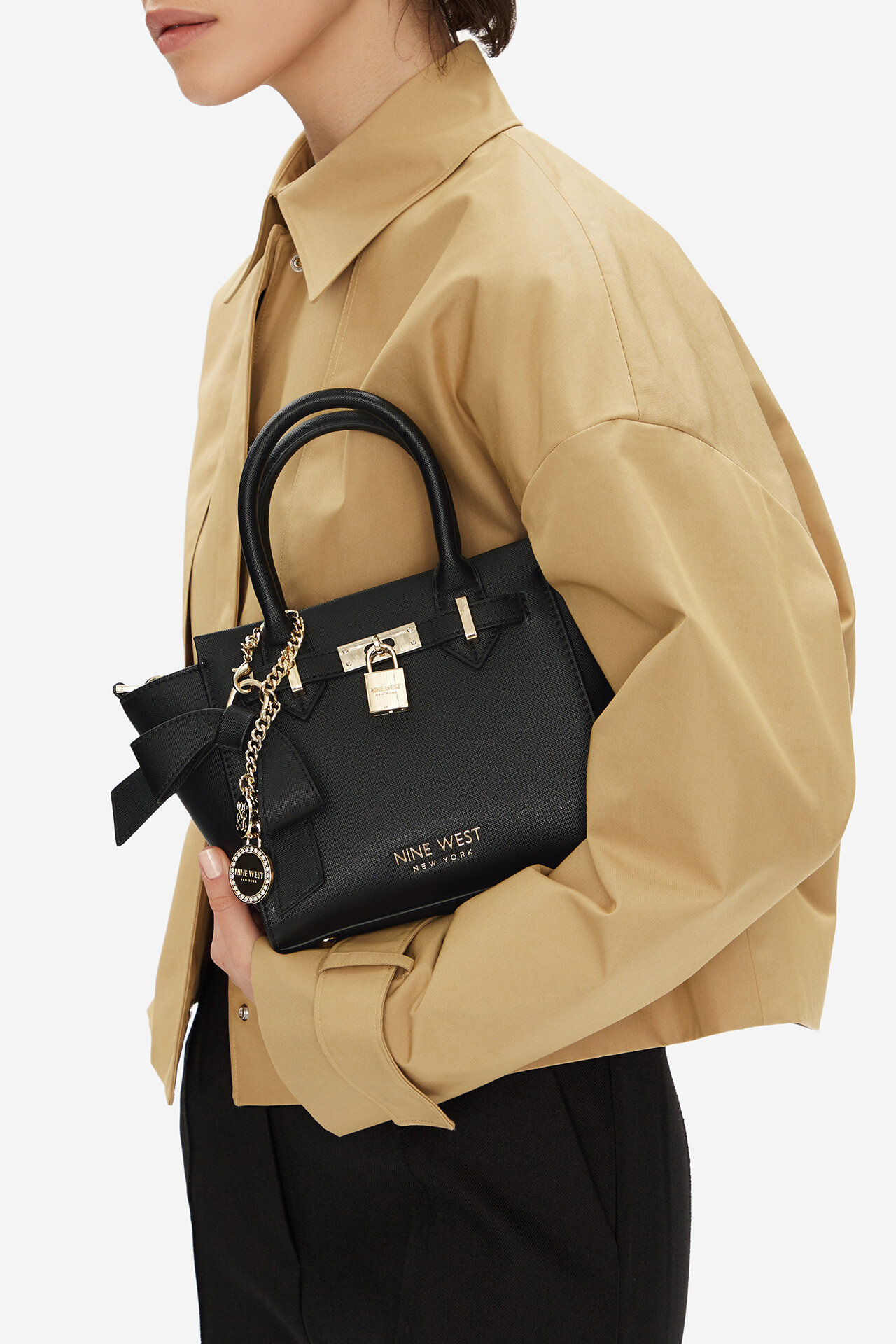 Дамска чанта NINE WEST CEO-CHELSEA-CHARM-I-LX10187 ЧЕРЕН - ccc.eu/bg