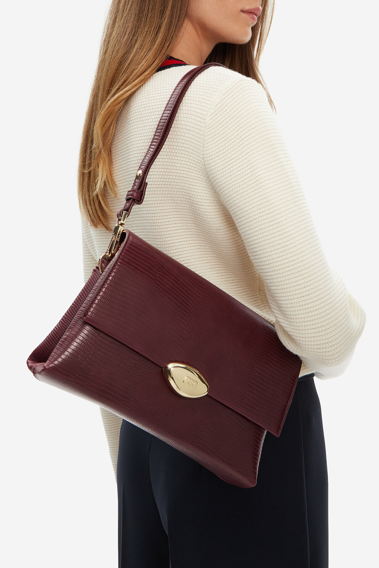 Дамска чанта Gino Rossi CEO-LAILA-KQ034 БОРДО - ccc.eu/bg