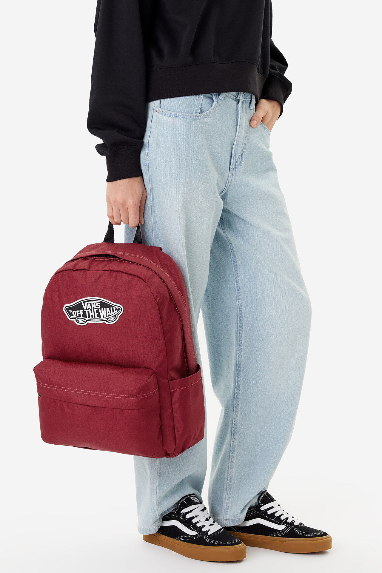 Plecak Vans C-OLD SKOOL CLASSIC BACKPACK VN000H4YBRD1 Bordowy - CCC.eu