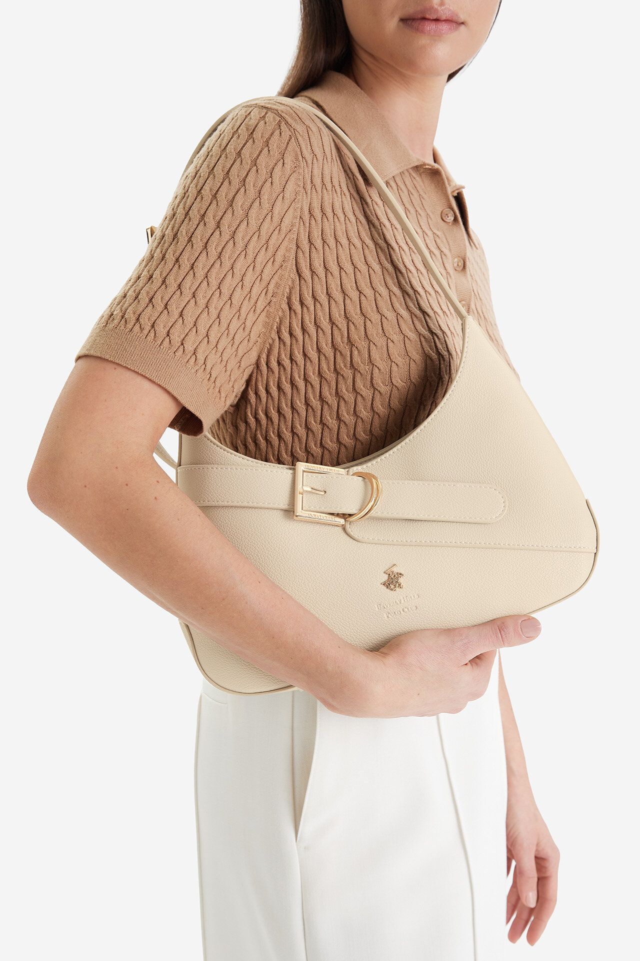 Torebka Beverly Hills Polo Club CEO-BHPC-C-018-09 Ivory - CCC.eu