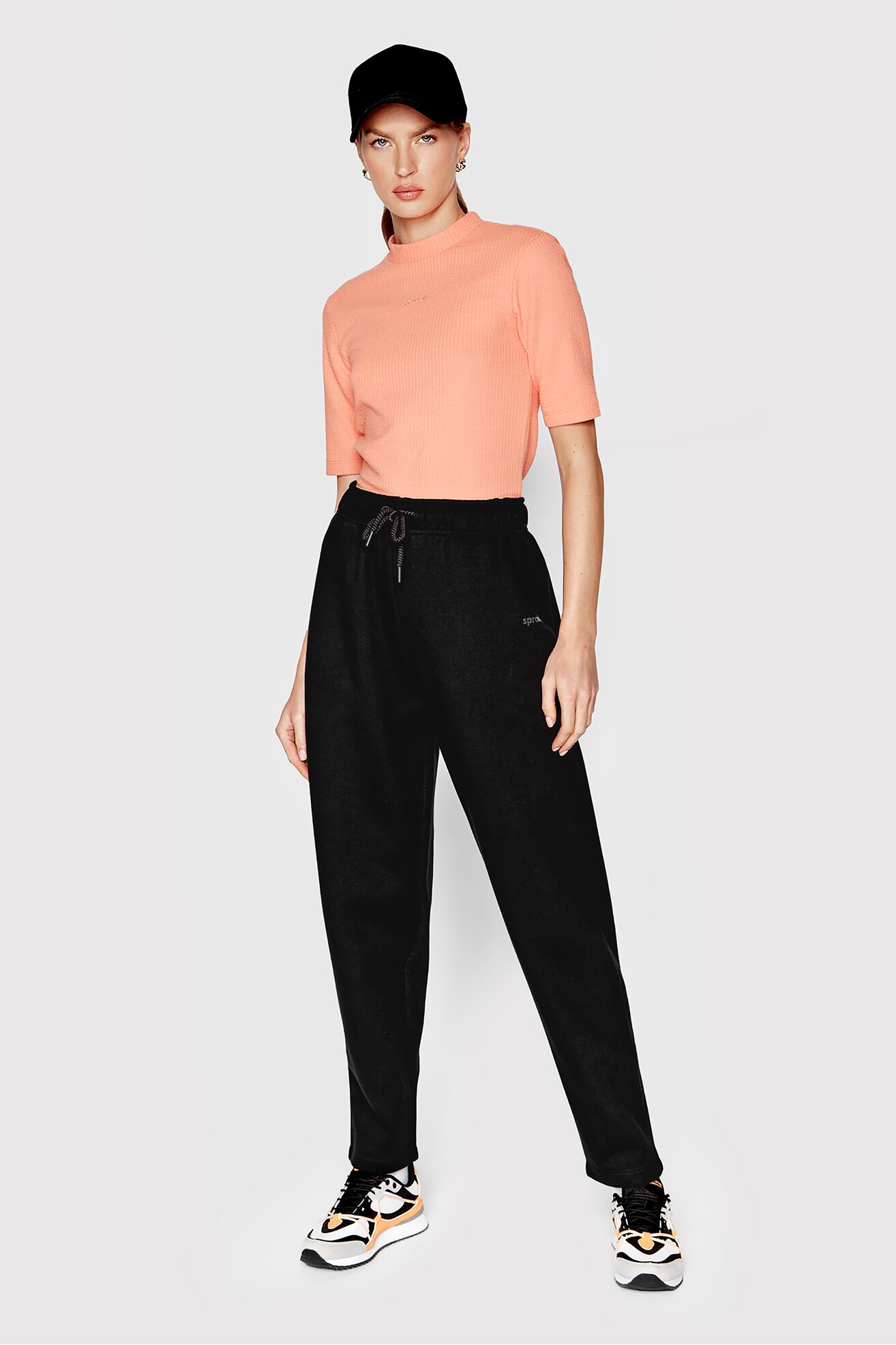 Spodnie joggersy Sprandi SP22-SPD531 Czarny - CCC.eu