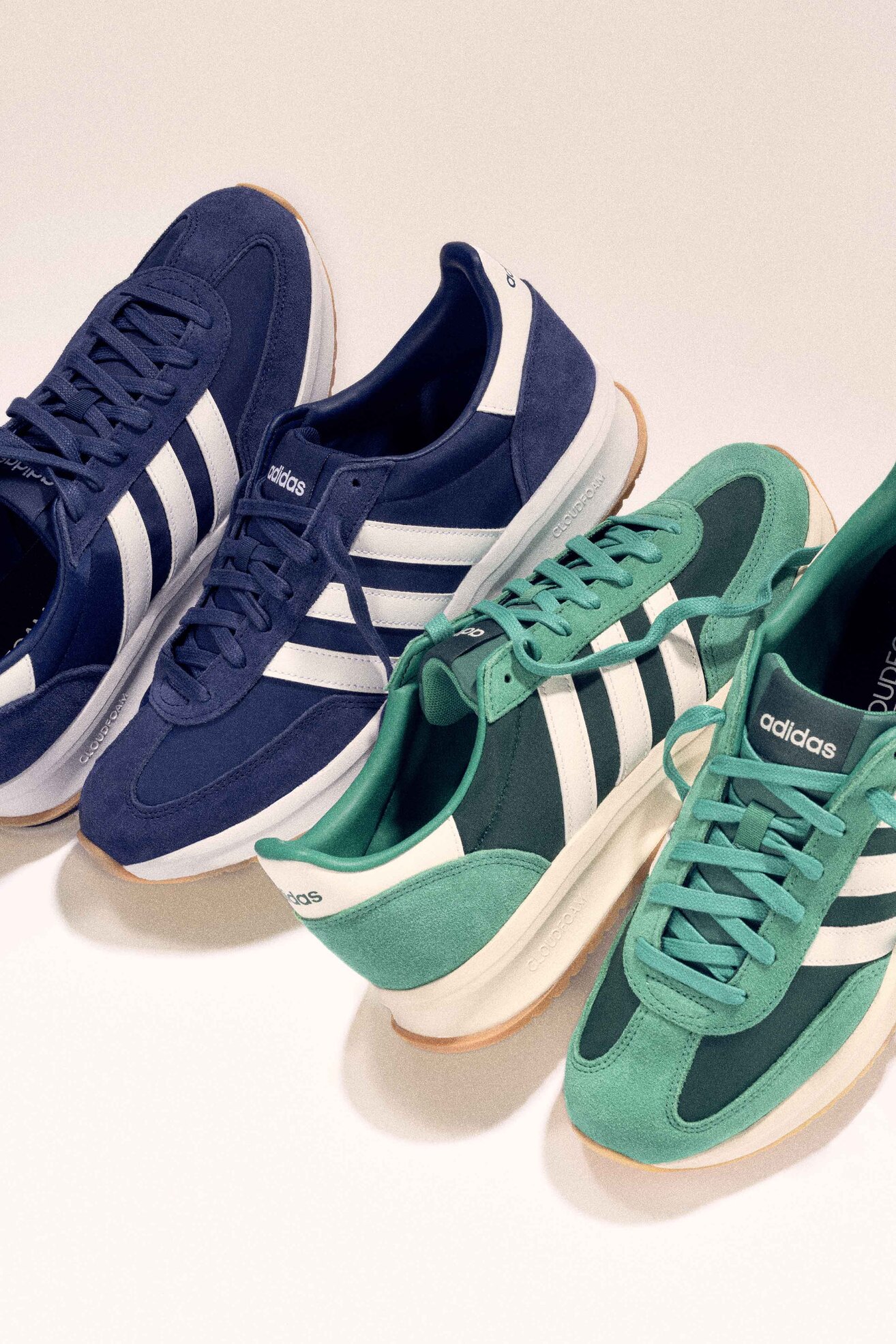 Obuwie sportowe adidas RUN70S 2.0 JI4919 Zielony - CCC.eu