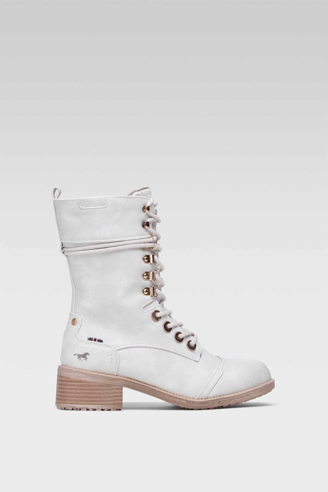 Trzewiki Mustang 1402-501 Biały - CCC.eu