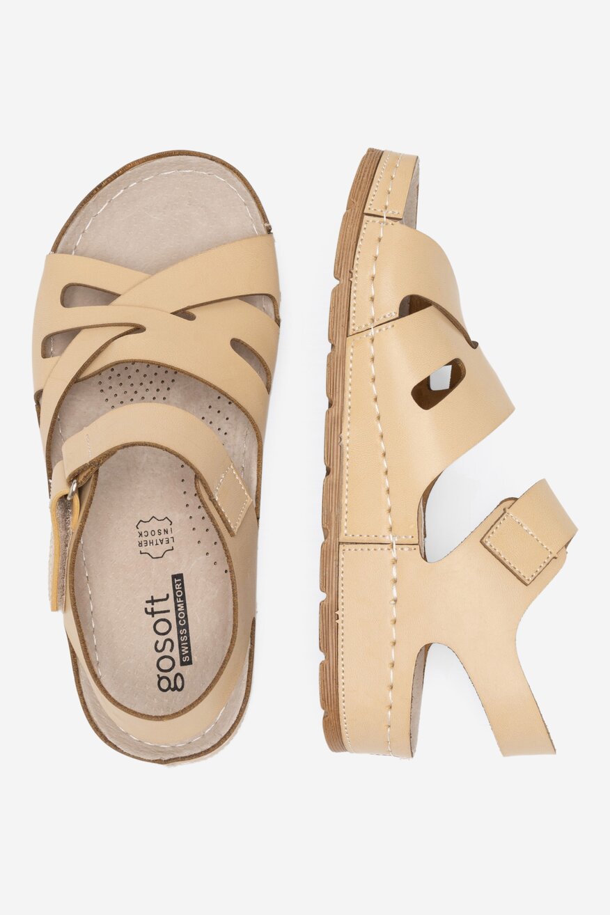 Sandały Go Soft GRETA WS121-04 Beżowy - CCC.eu