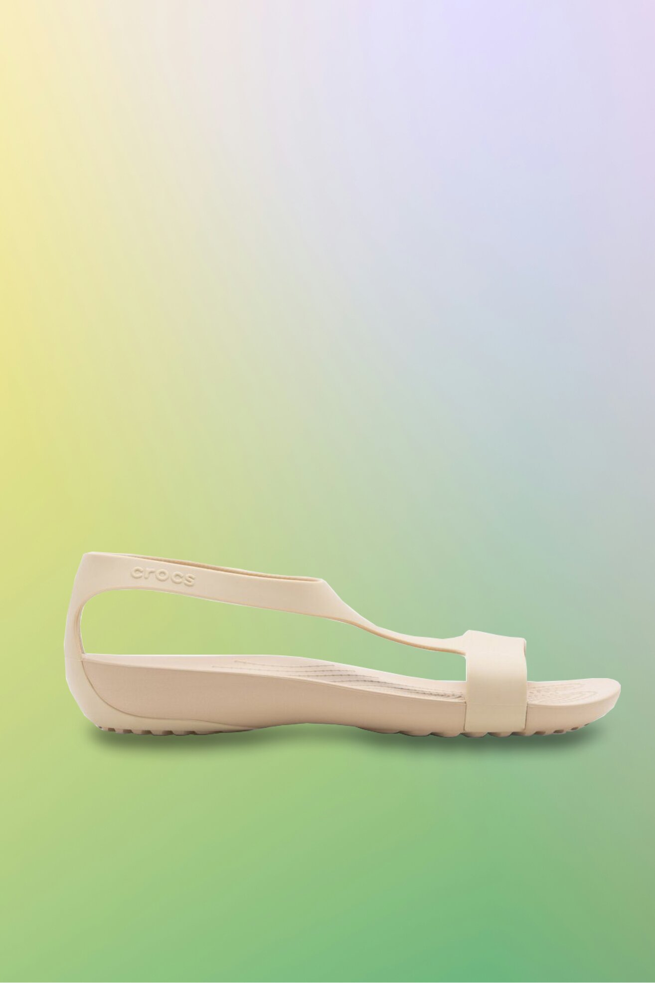 Sandały Crocs SERENA SANDAL 205469-212 Beżowy - CCC.eu