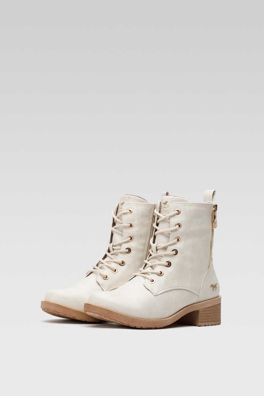 Trzewiki Mustang 1402-502 Biały - CCC.eu