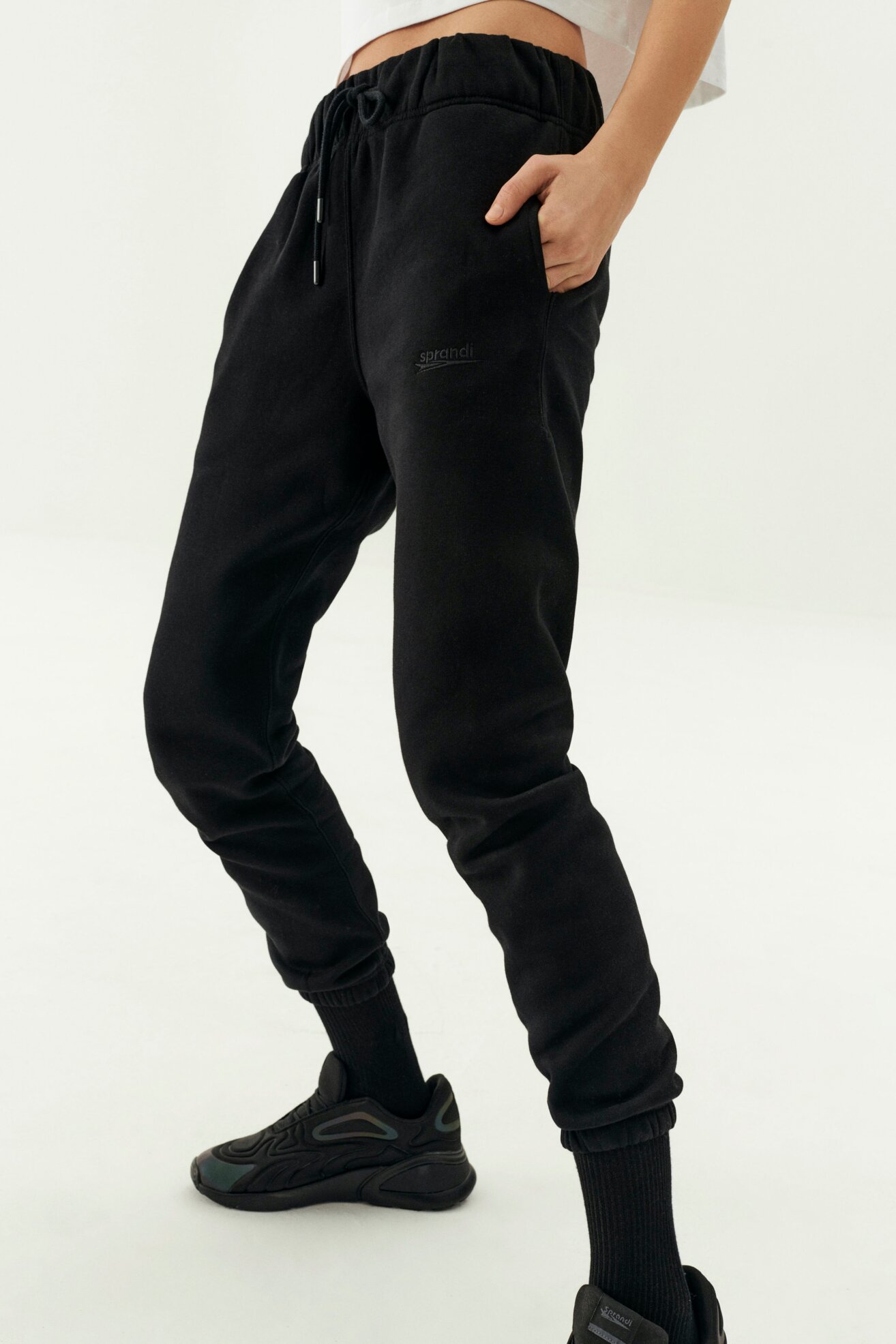 Spodnie joggersy Sprandi SS21-SPD004 Czarny - CCC.eu