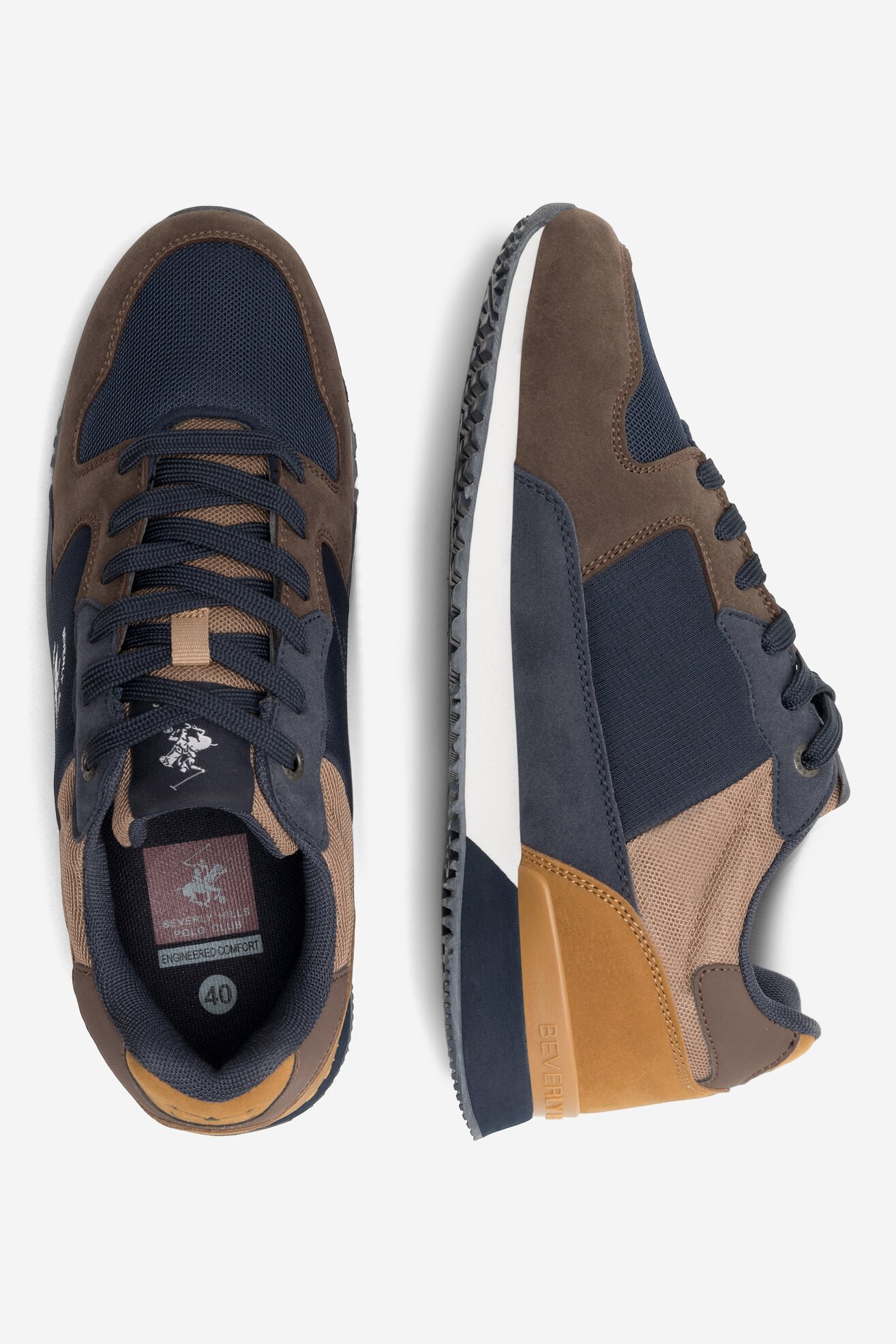 Sneakers Beverly Hills Polo Club ACES-01 Granatowy - CCC.eu