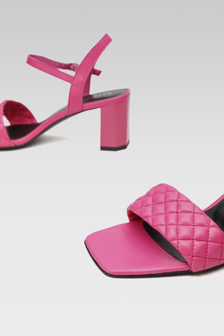 Sandały Sergio Bardi U645-IN Różowy ciemny - CCC.eu