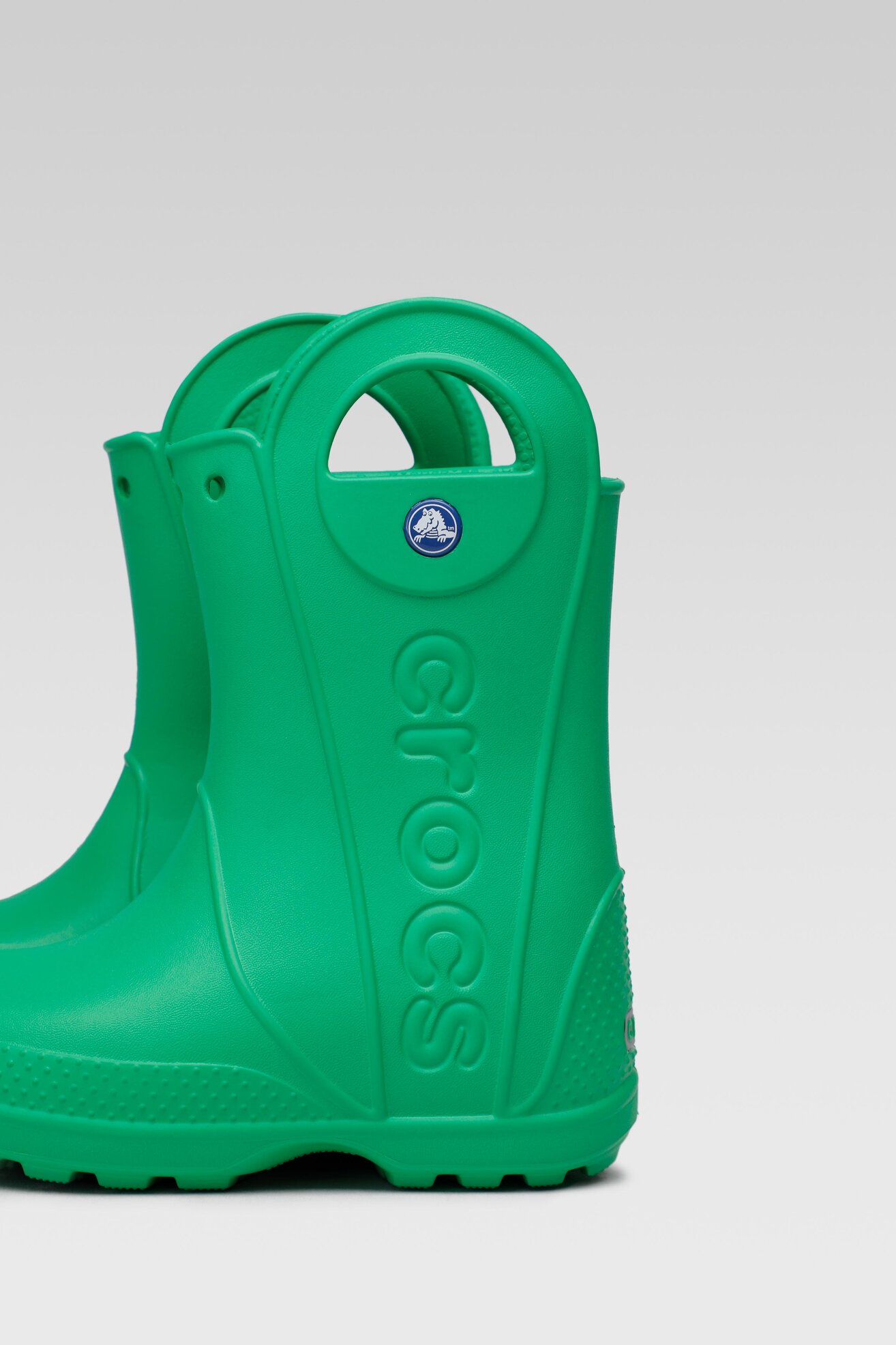 Kalosze Crocs HANDLE IT RAIN BOOT 12803-3E8 Zielony - CCC.eu