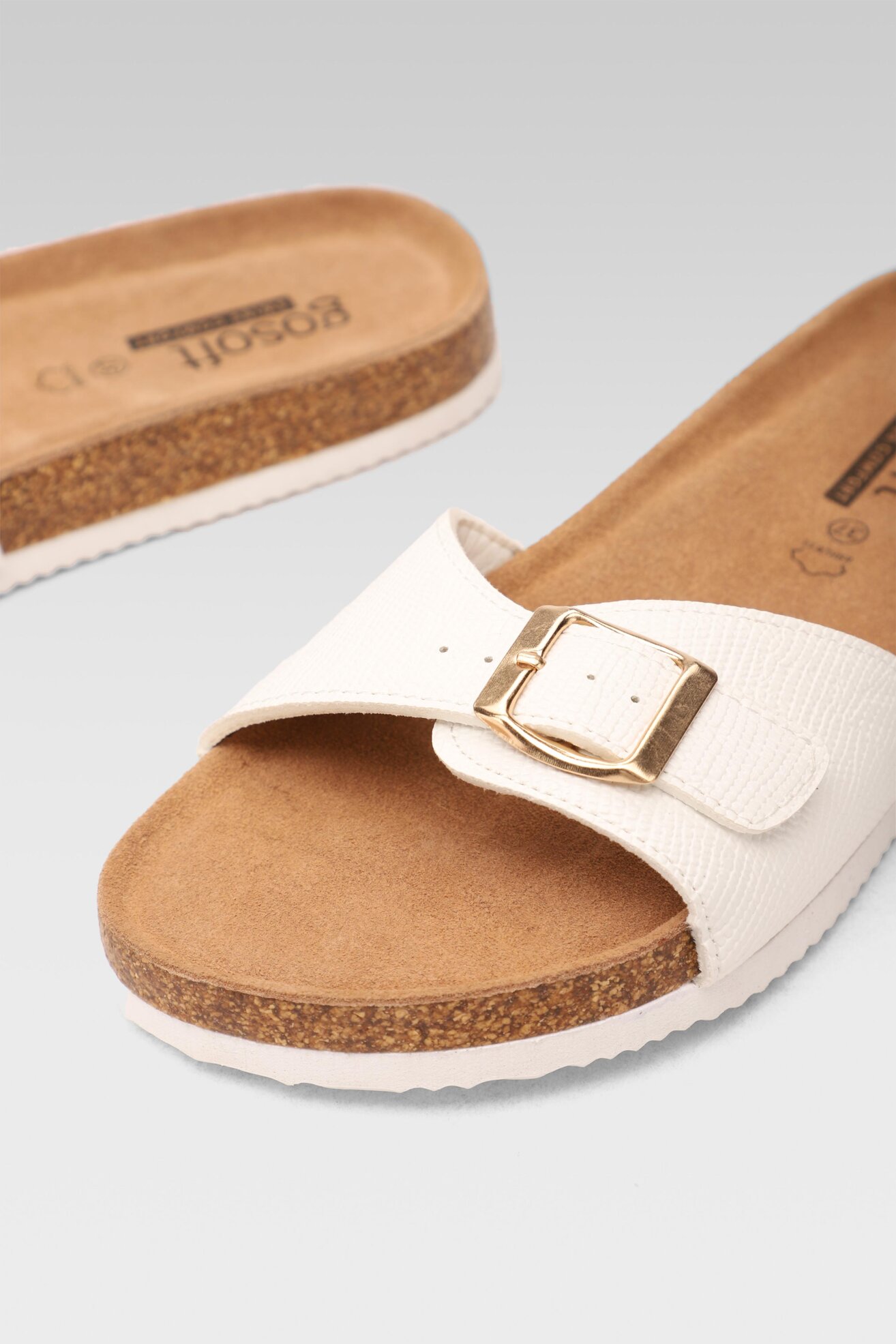 Klapki Go Soft AGK20706 Biały - CCC.eu