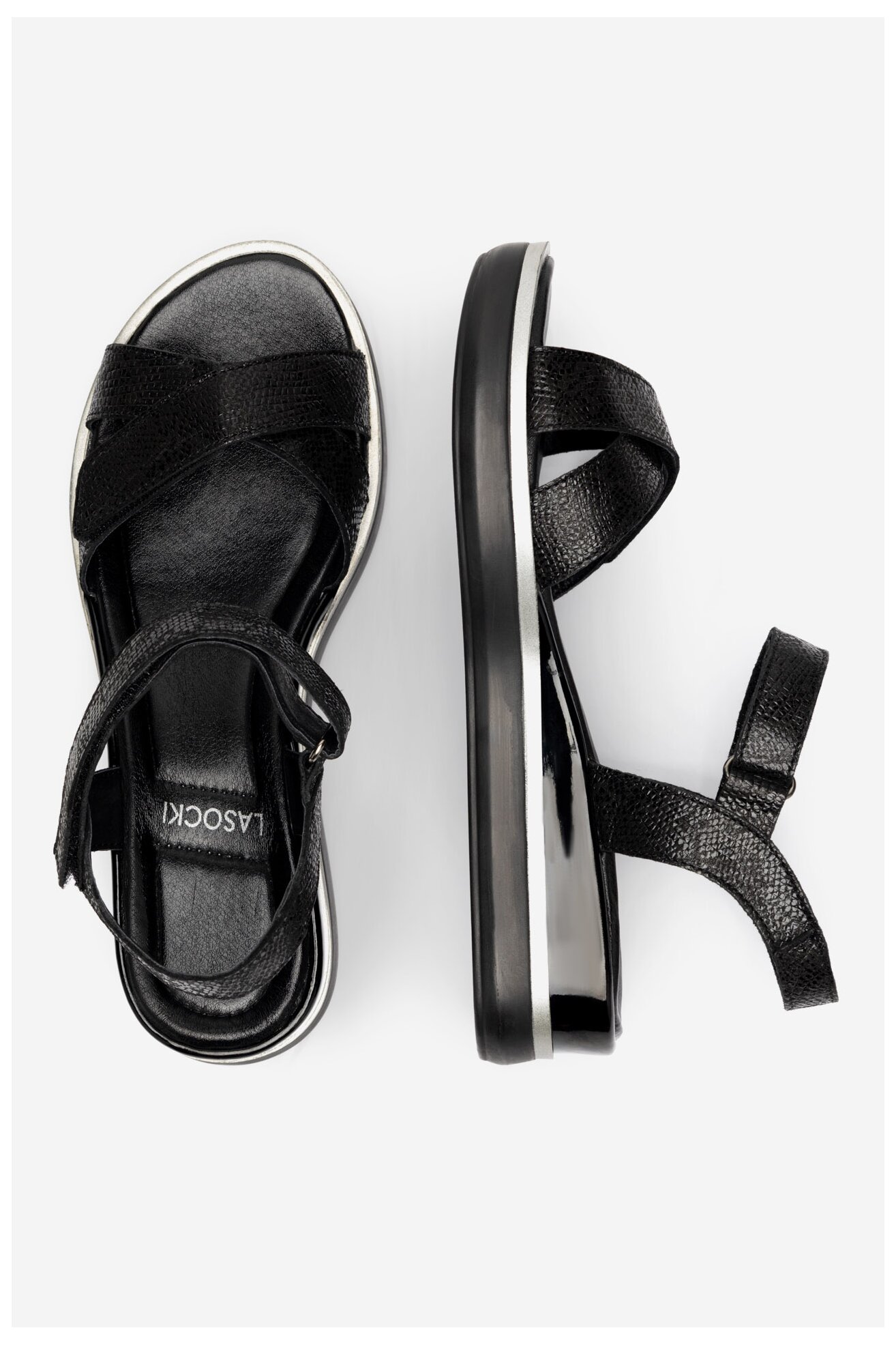 Sandały Lasocki WI23-MINT-03 Czarny - CCC.eu