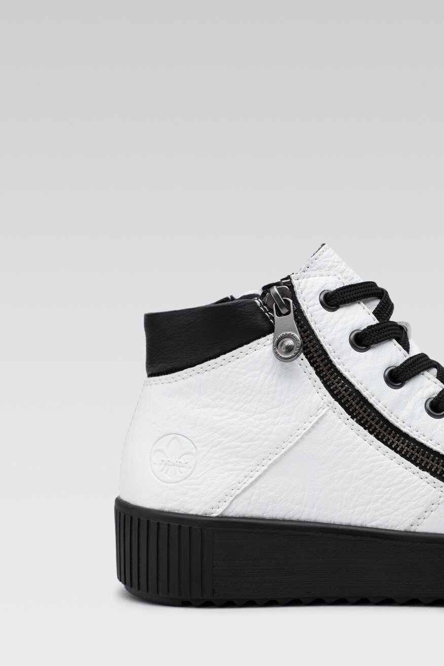 Trzewiki Rieker M6434-80 Biały - CCC.eu