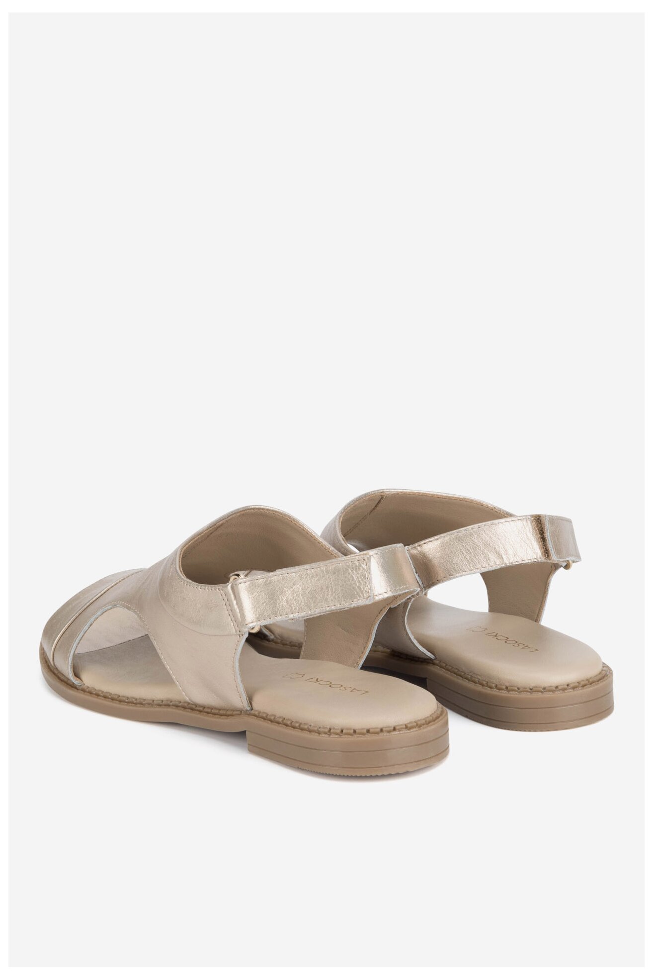 Sandały Lasocki EST-AFIONA-09 Złoty - CCC.eu