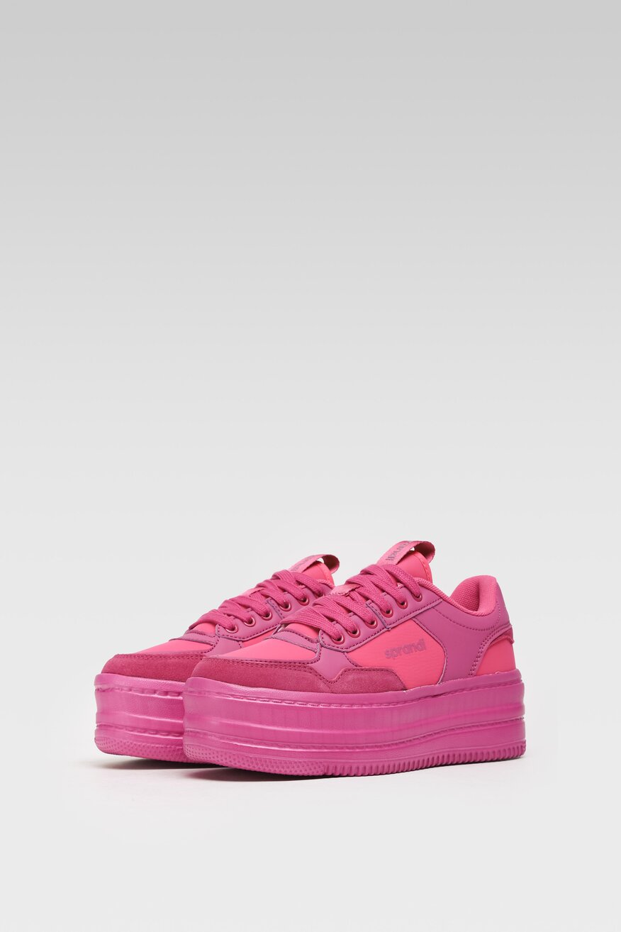 Obuwie sportowe Sprandi ENTIRE PLATFORM WP40-22168Y Różowy ciemny - CCC.eu