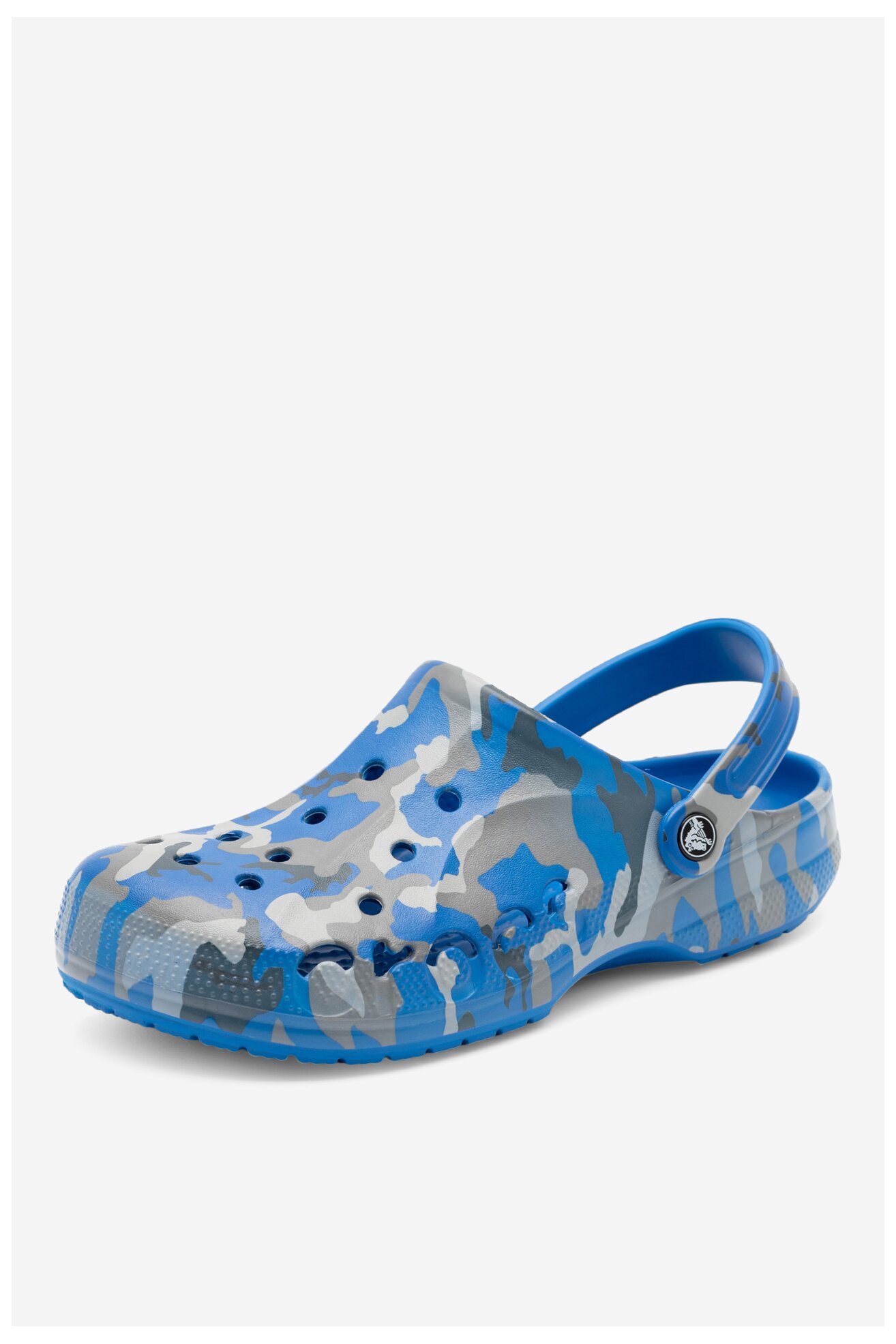 Klapki basenowe Crocs BAYA SEASONAL PRINTED CLOG 206230-4KW Niebieski ...