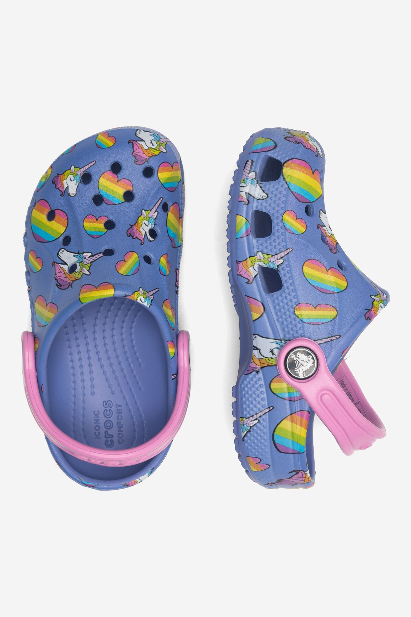 Strandpapucs Crocs BAYA GRAPHIC CLOG T 206814-4RV KÉK - ccc.eu/hu