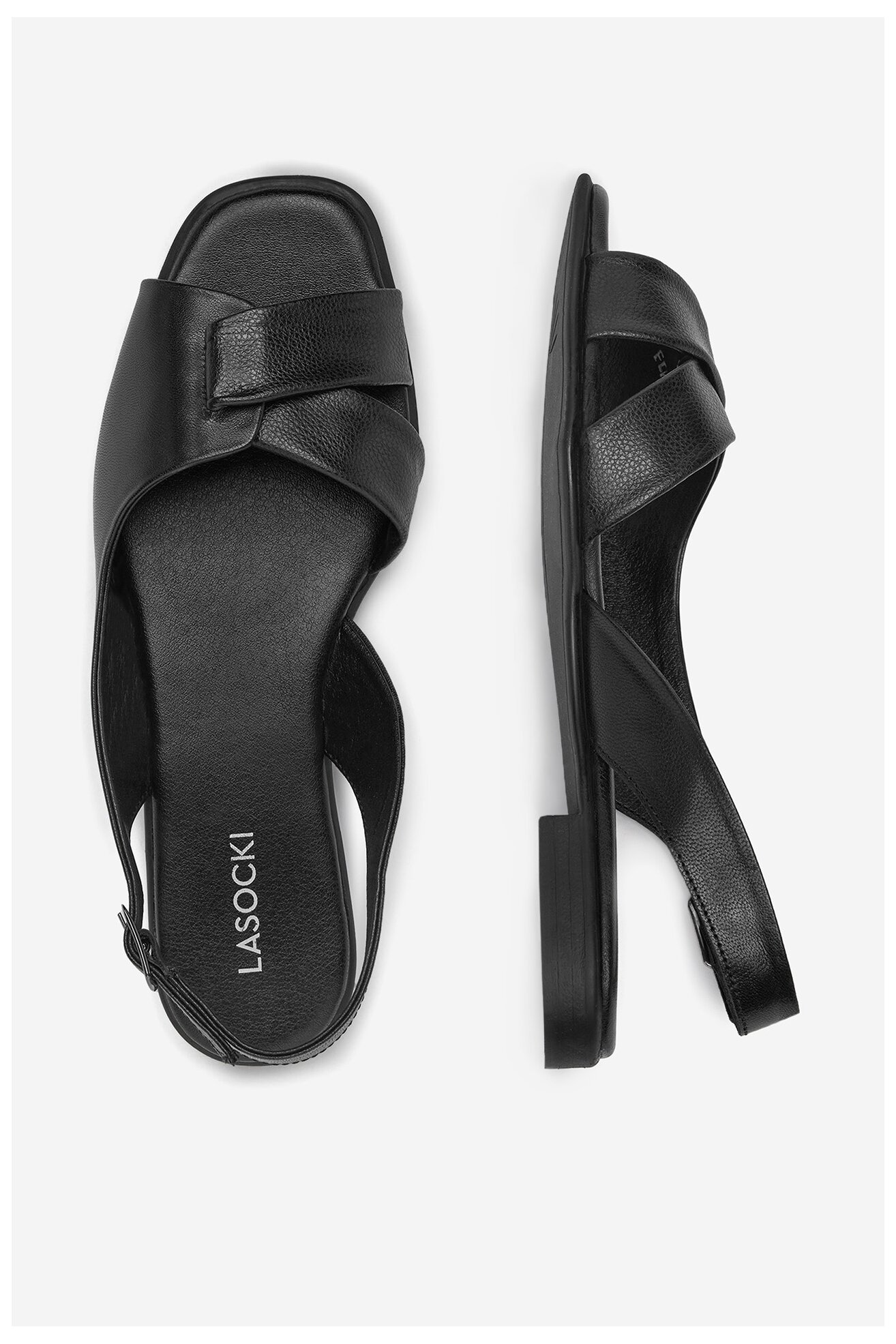 Sandały Lasocki WI23-FLOWER-03 Czarny - CCC.eu