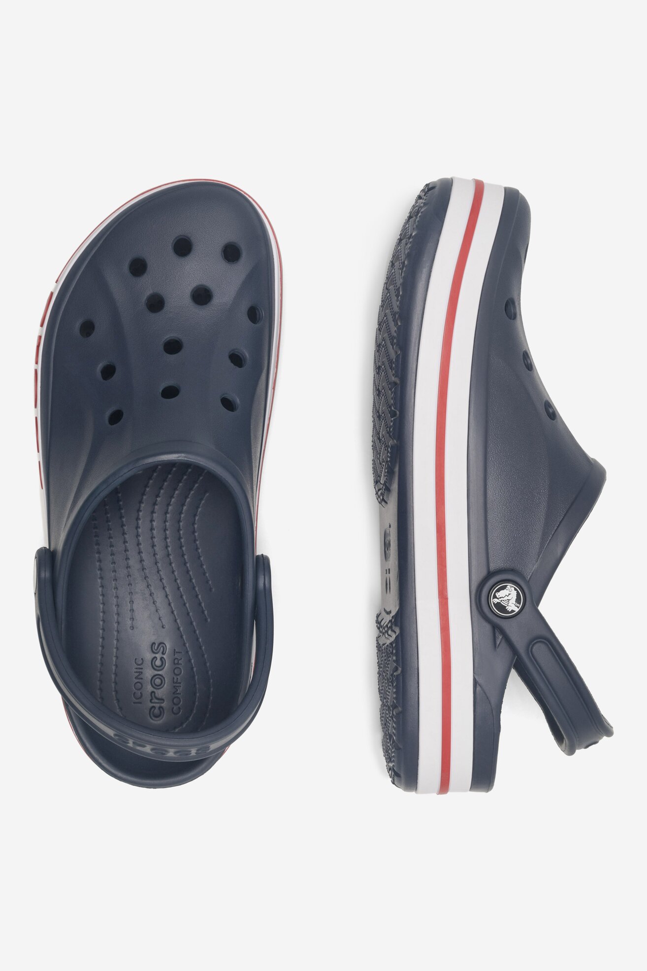 Klapki basenowe Crocs BAYABAND CLOG 205089-4CC Granatowy - CCC.eu