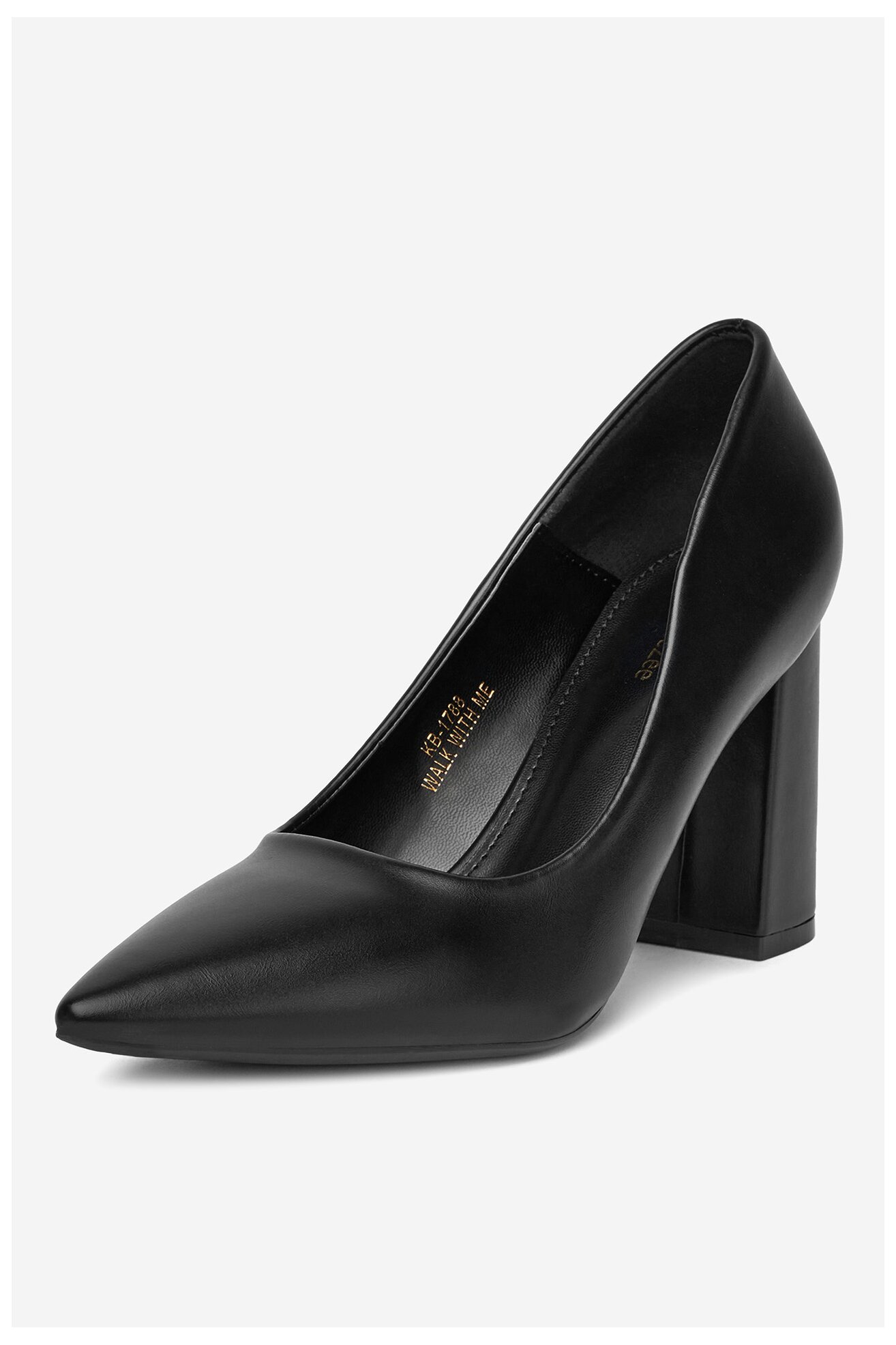 Pantofi cu toc DeeZee KB-1788 NEGRU - CCC