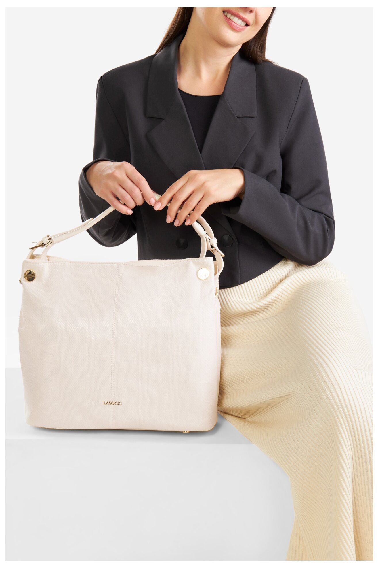 Torebka Lasocki LSK-X-008-07 Ivory - CCC.eu