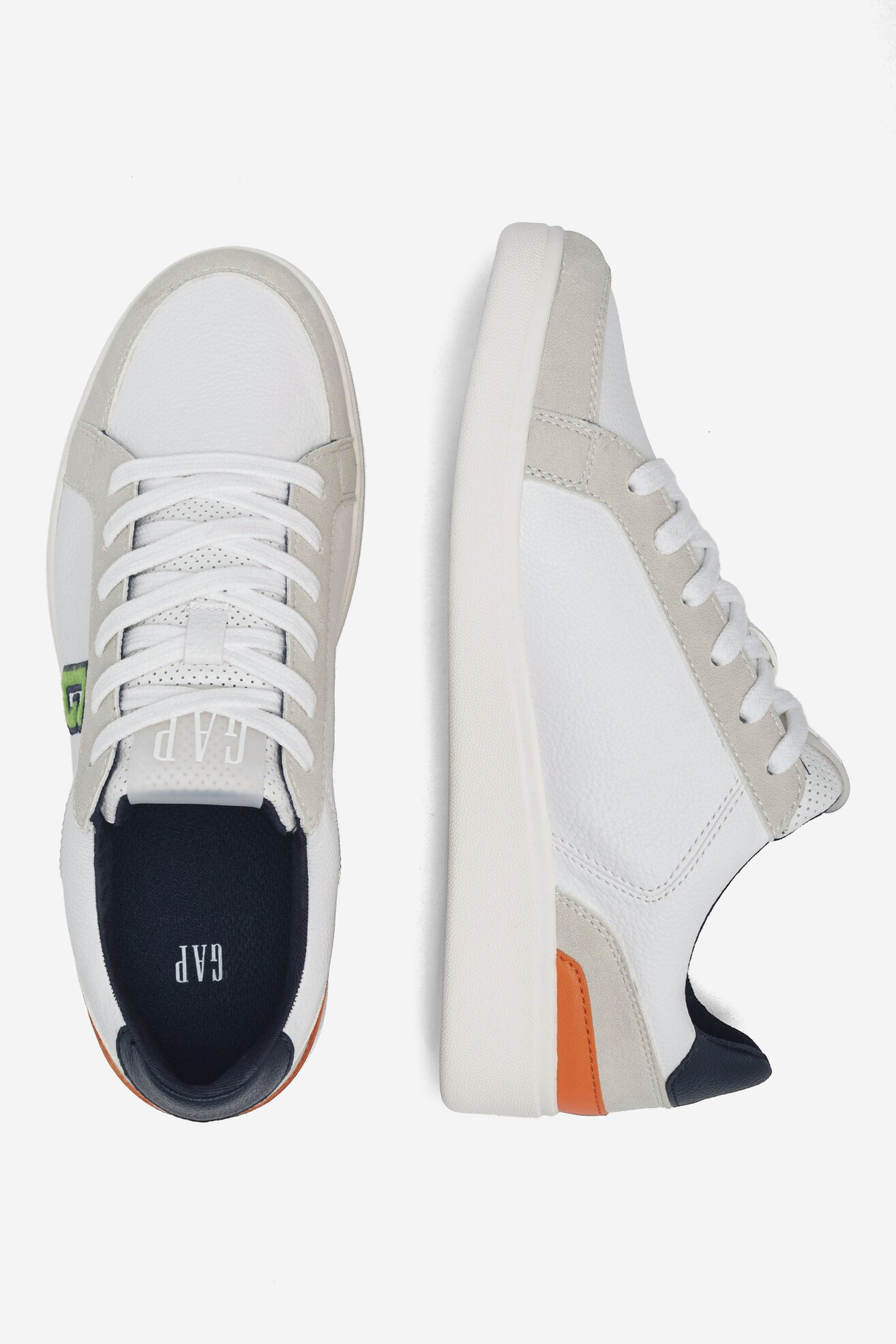 Sneakers GAP GAB002F5SWWHITGP Biały - CCC.eu