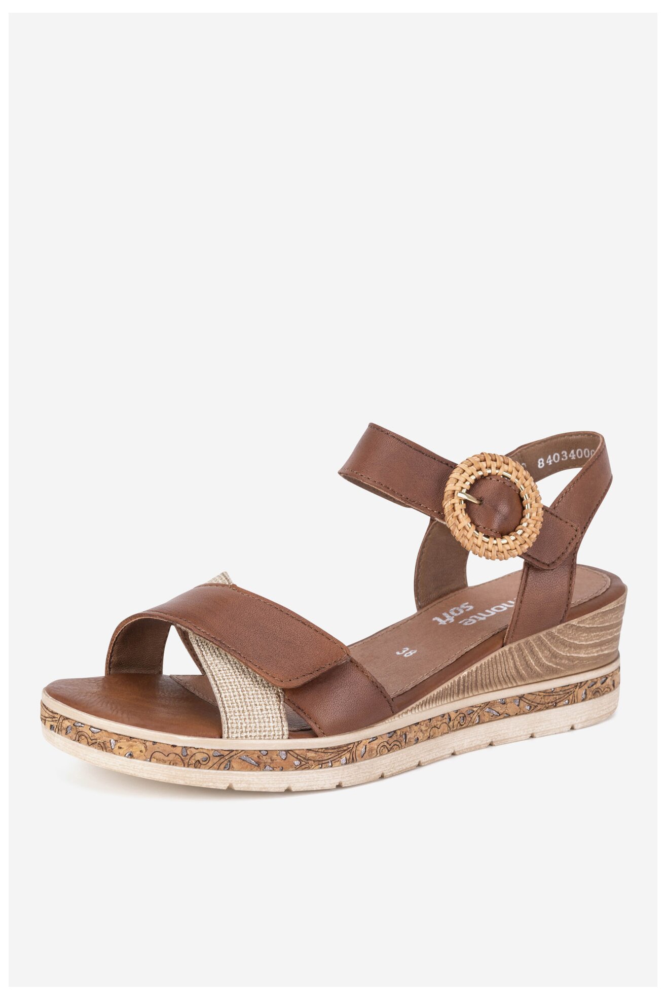 Sandały Remonte D3067-24 Brązowy - CCC.eu