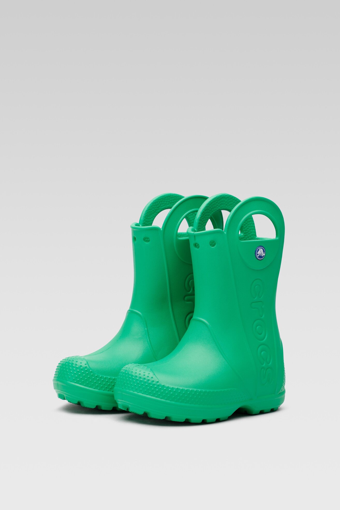 Kalosze Crocs HANDLE IT RAIN BOOT 12803-3E8 Zielony - CCC.eu
