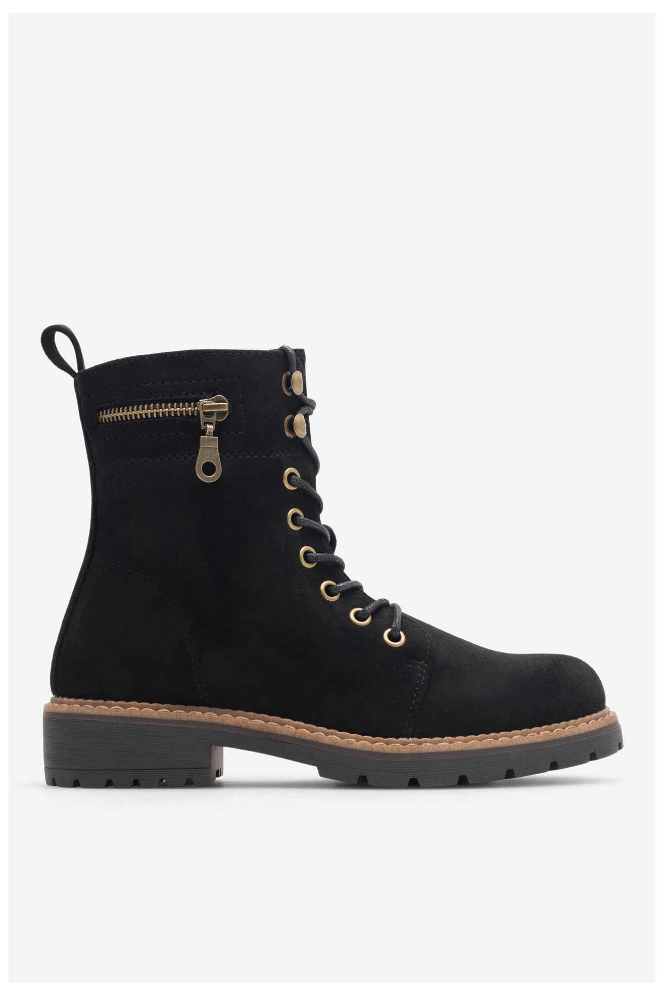 Šněrovací vyšší obuv Clara Barson TALIA WS6207-01 ČERNÁ - ccc.eu/cz