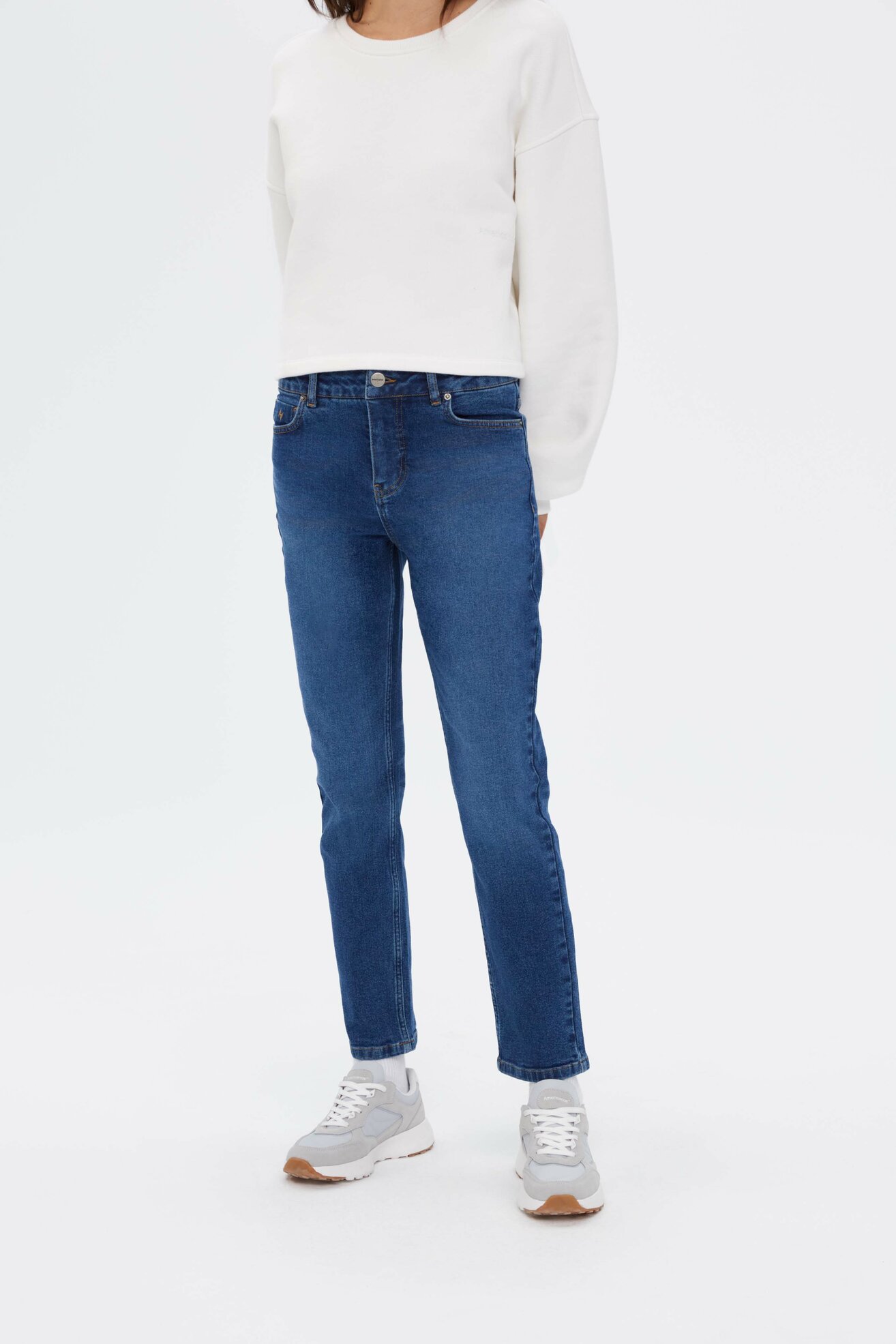 Spodnie jeansowe Americanos AM22SJD004 Niebieski - CCC.eu