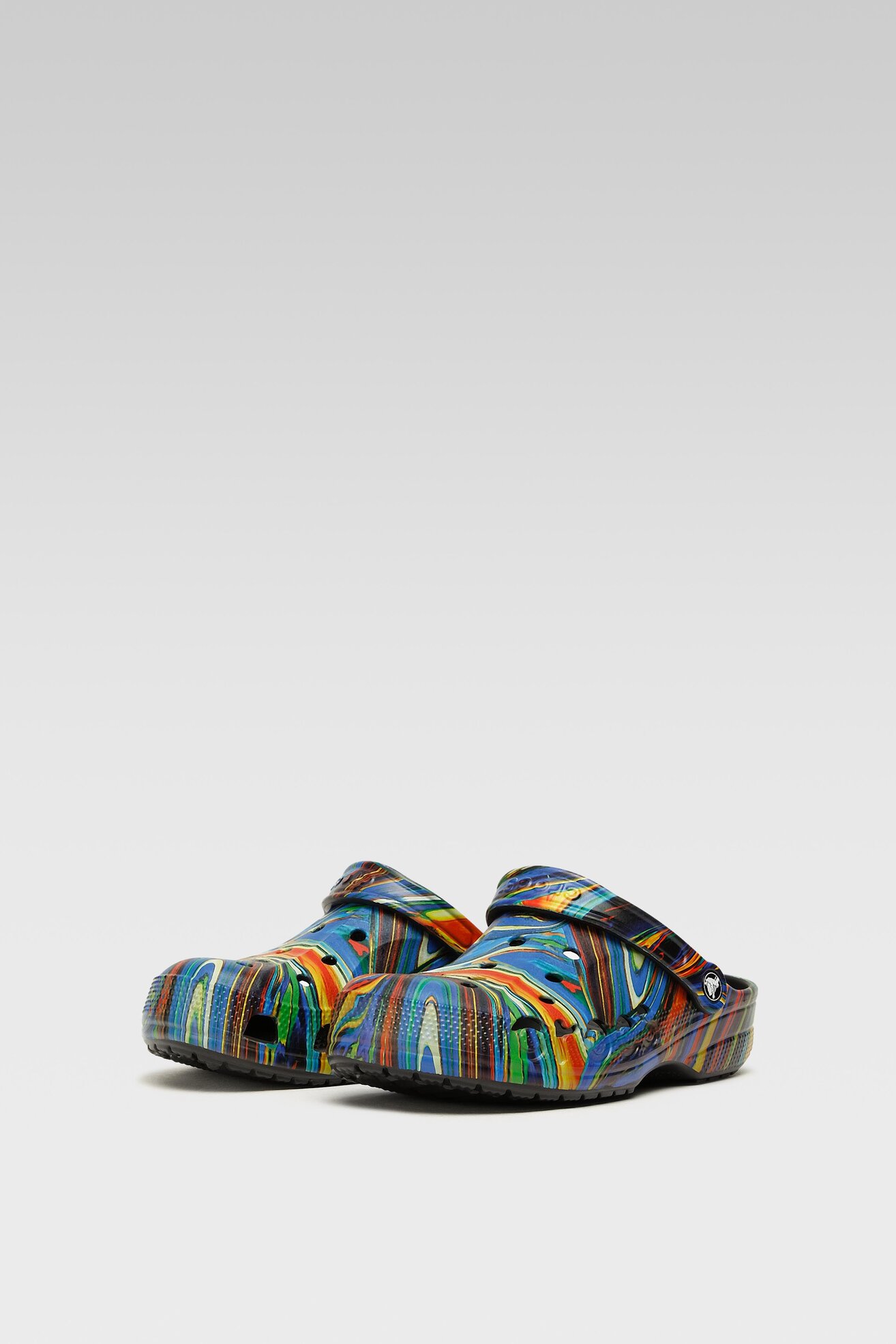 Klapki basenowe Crocs BAYA SEASONAL PRINTED CLOG 206230-0C4 MIX - CCC.eu