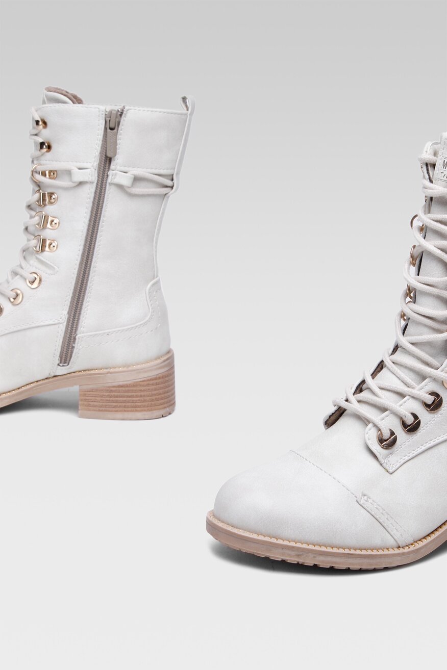 Trzewiki Mustang 1402-501 Biały - CCC.eu