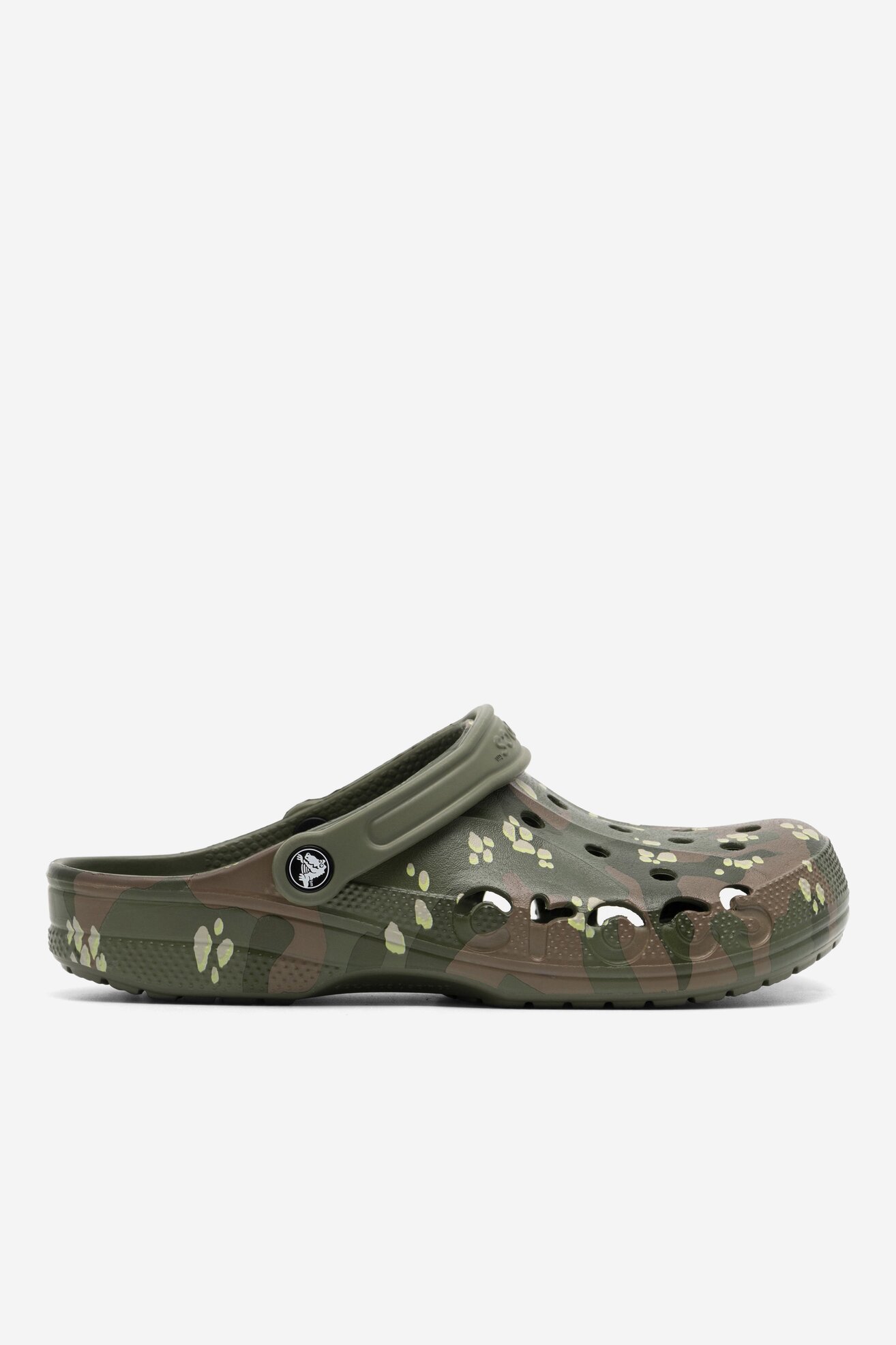 Klapki basenowe Crocs BAYA SEASONAL PRINTED CLOG 206230-309 Khaki - CCC.eu