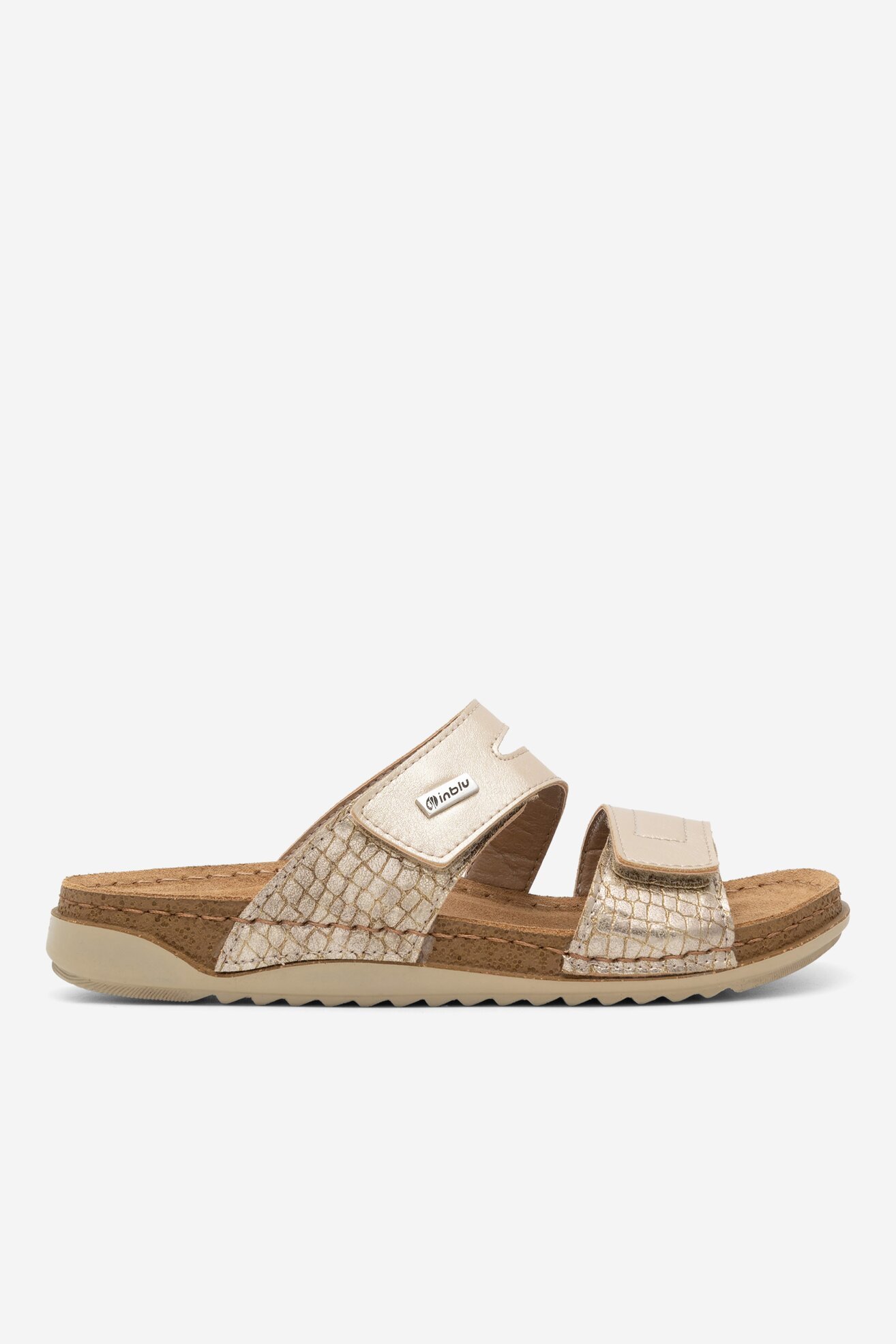 Klapki Inblu AA093N01 Złoty - CCC.eu