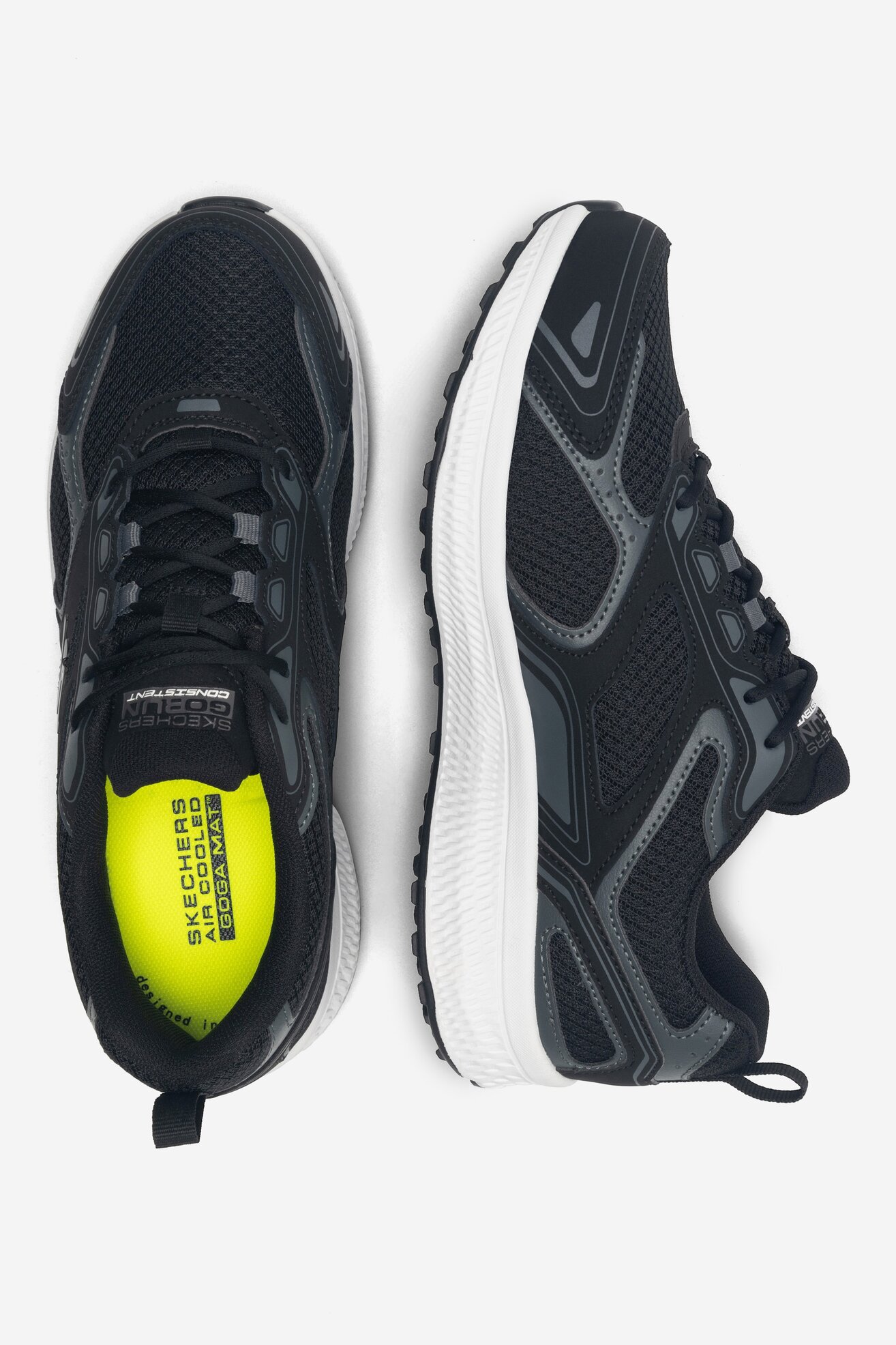 Obuwie sportowe Skechers GO RUN CONSISTENT 220034 BKW Czarny - CCC.eu