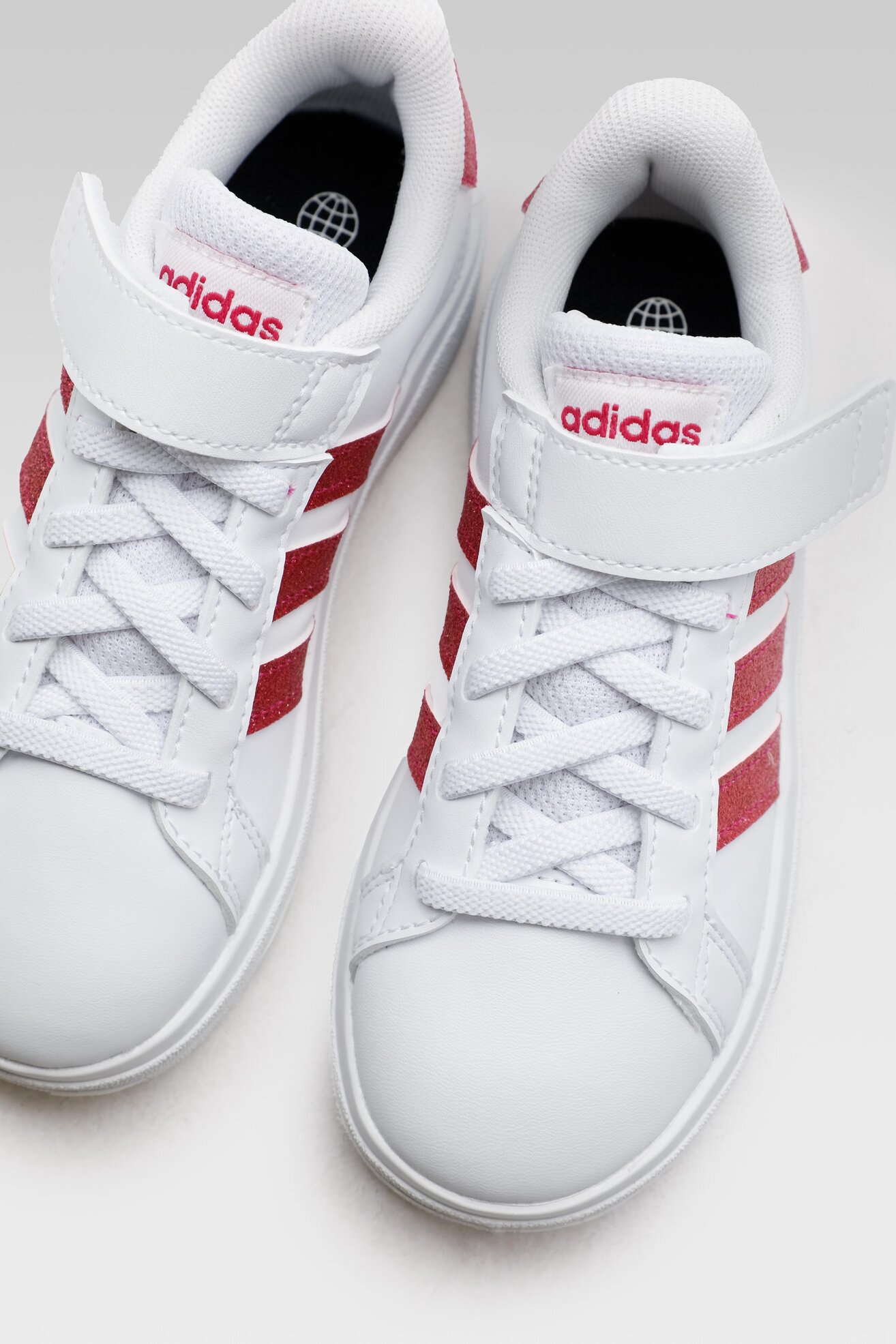 Obuwie sportowe adidas GRAND COURT 2.0 EL K GX7159 Biały - CCC.eu